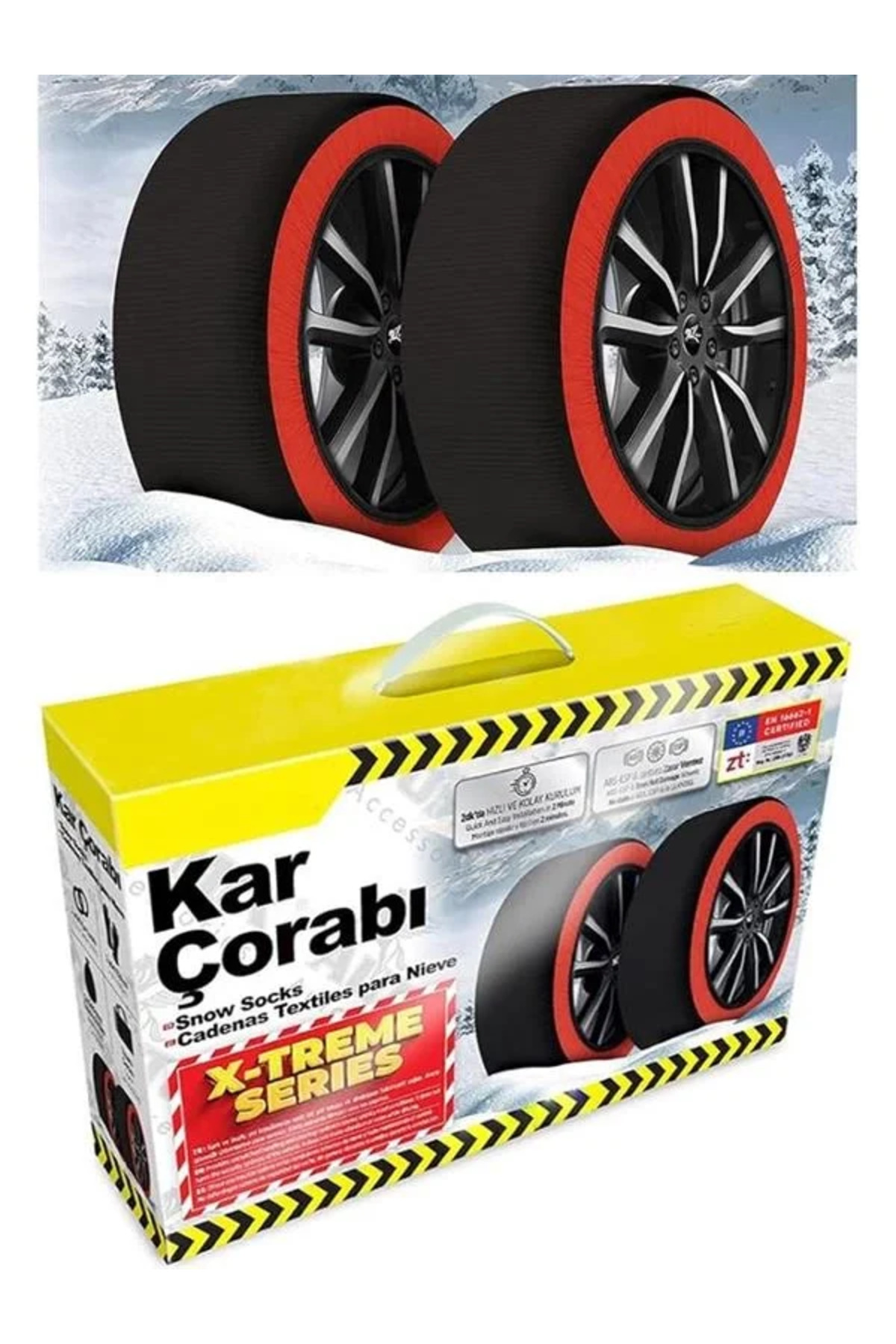 ShopZum Kar Zinciri Takmatik Zincir Lastik Kar Çorabı Oto Kar Paleti ...