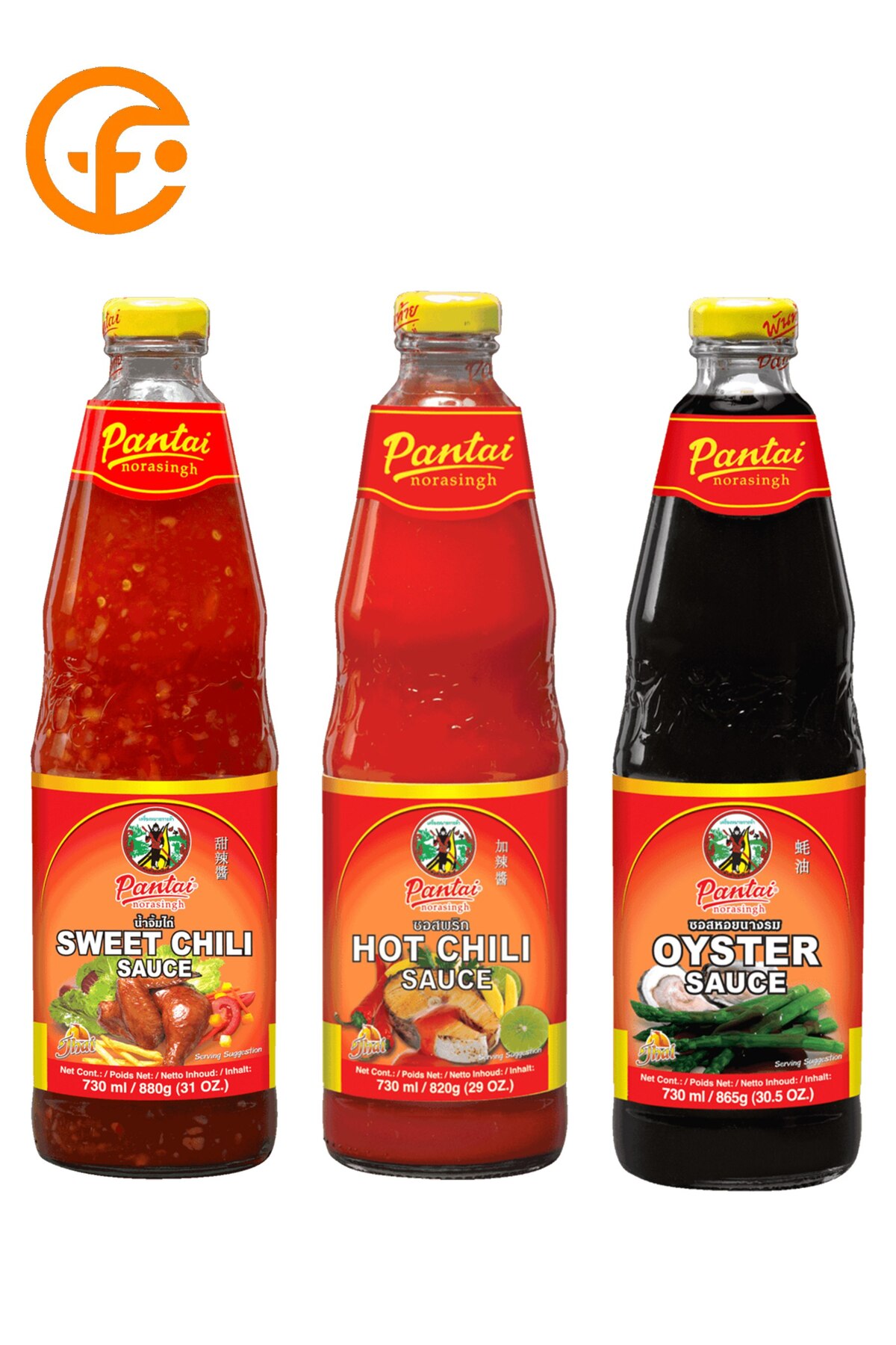 Pantai 3’lü Sos Seti – 730 ml x 3 | Hot Chili, Sweet Chili & Oyster Sos ...