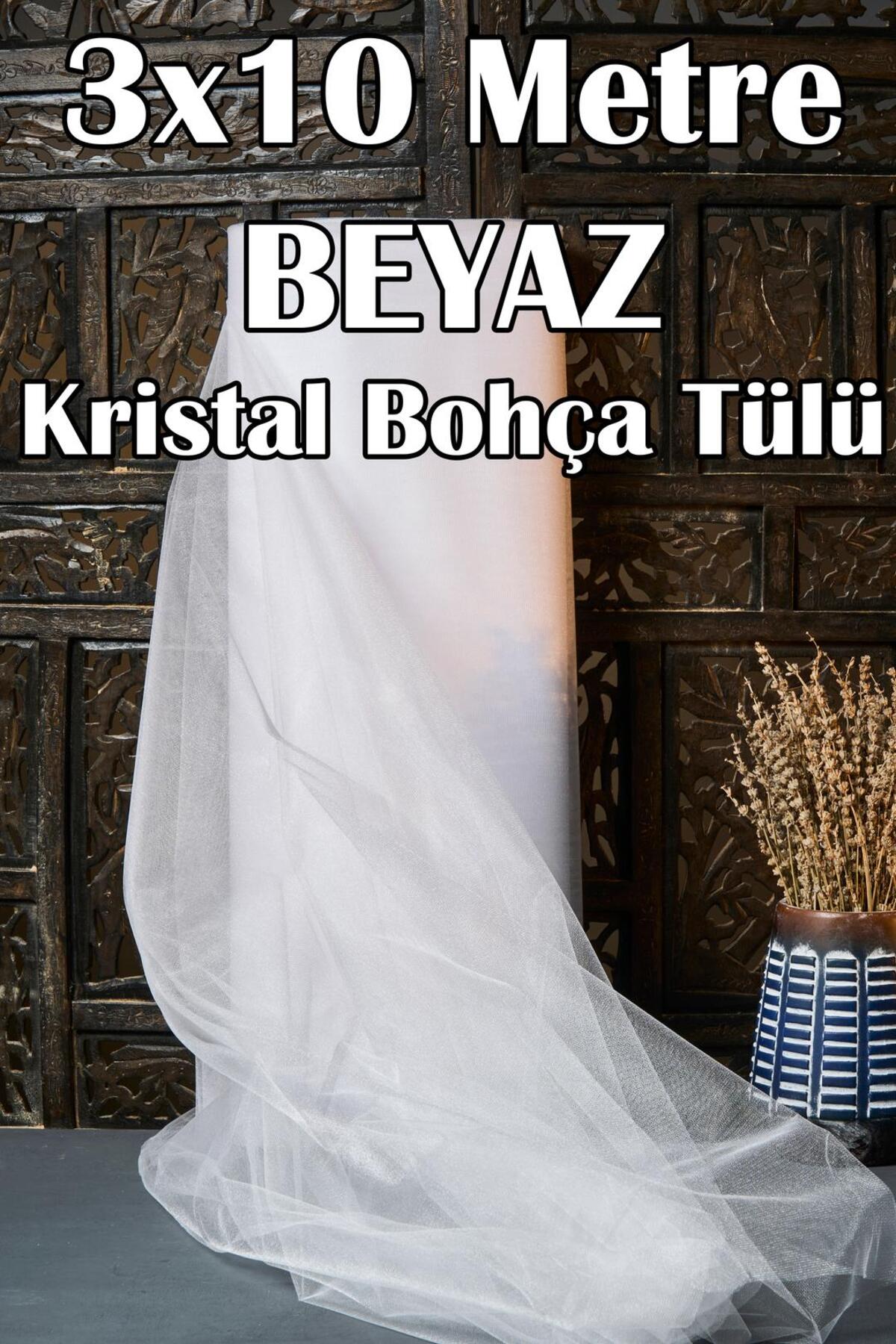 Dantelux Çok Amaçlı Kristal Tül (Bohça Tülü) 3x10 Metre - Beyaz ...