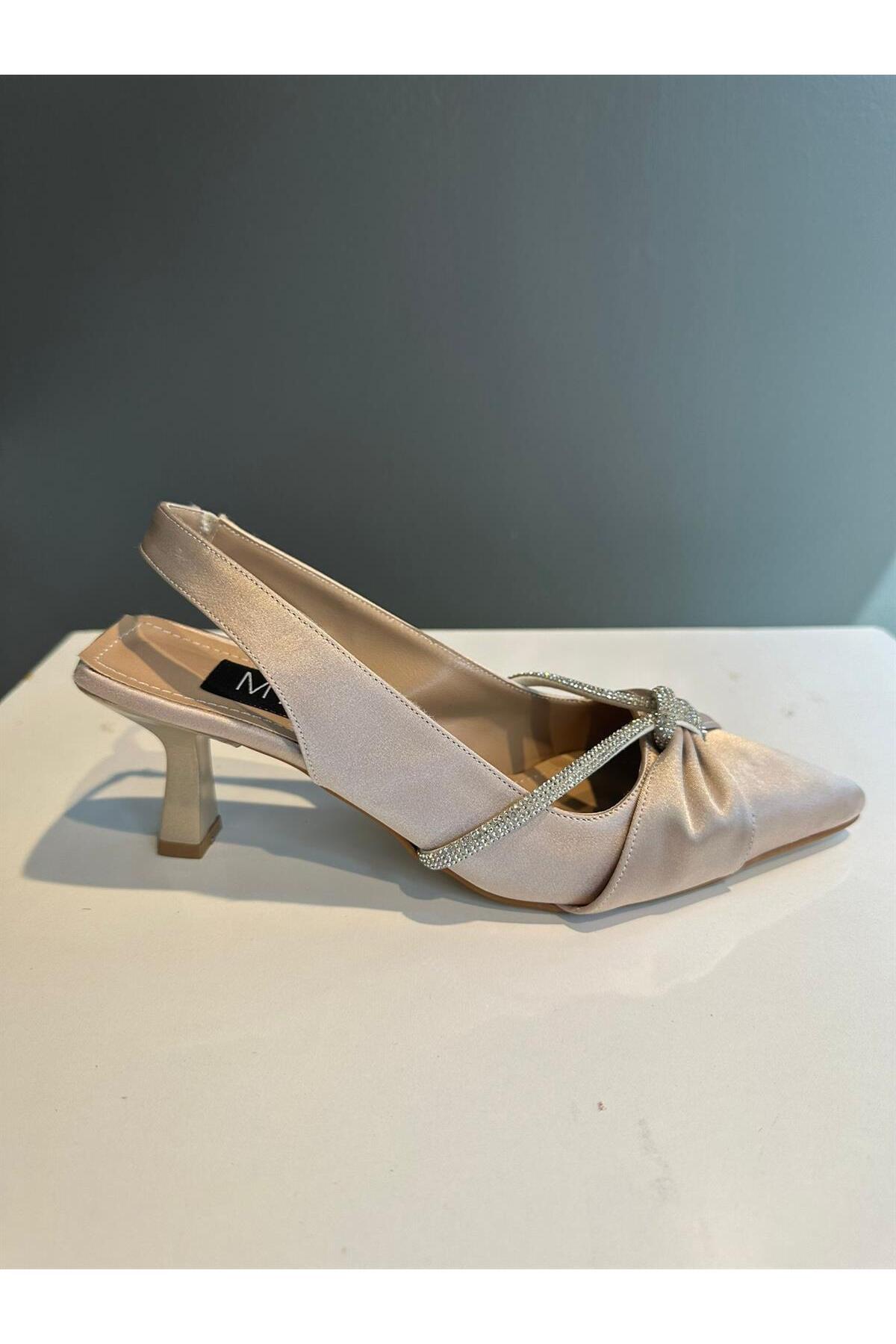 Masis MASİS VERLİZ NUDE SATEN ABİYE STİLETTO - Fiyatı, Yorumları