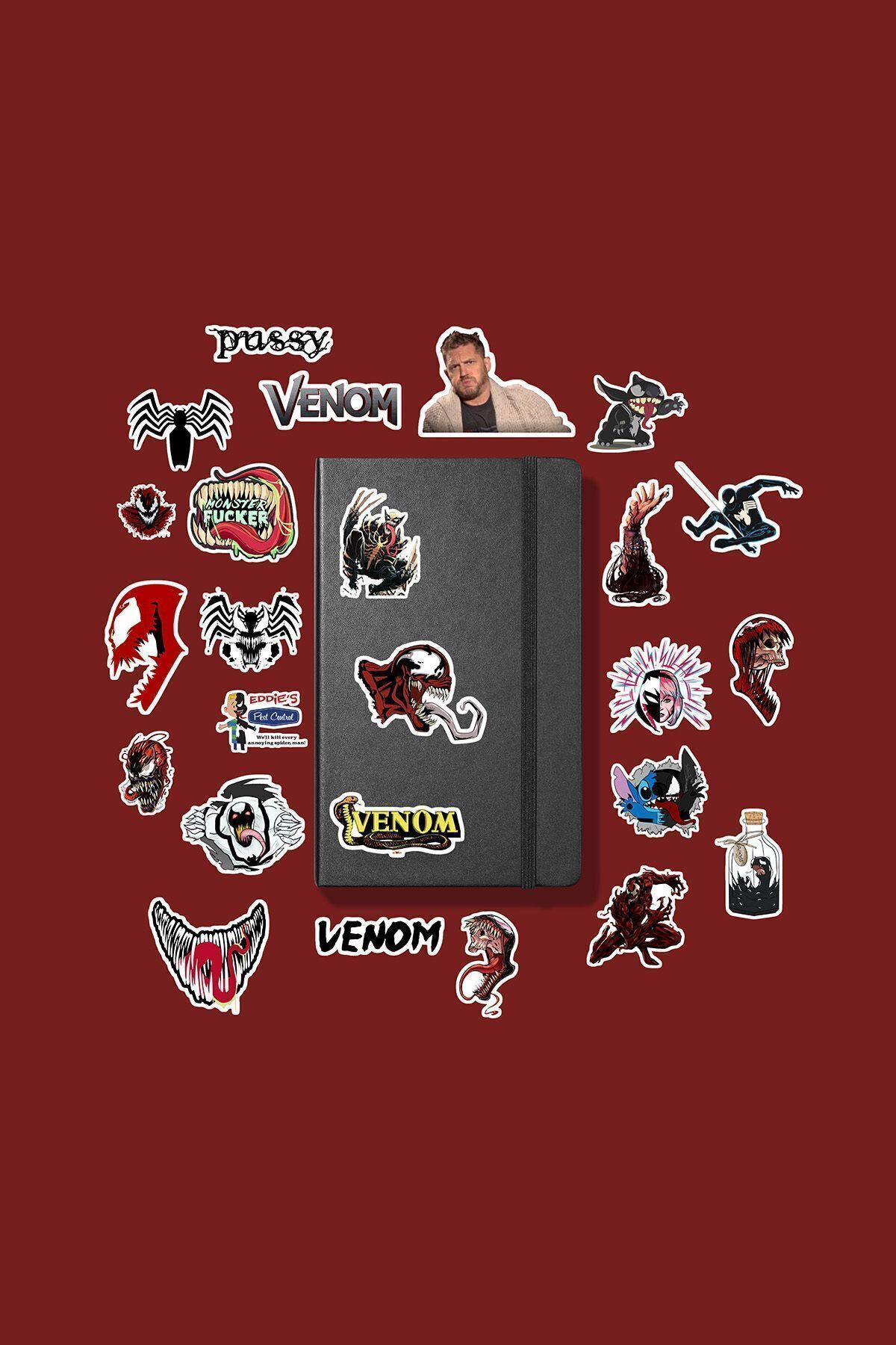MS Major Selection Venom sticker paketi /bullet journal defter çıkartma ...