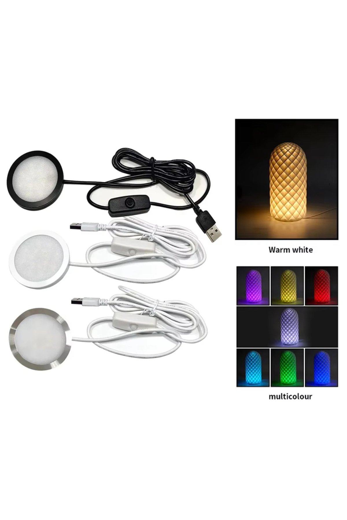 Choice Silver shell White Light For Bambu Lab Led Lamp Kit Adjustable ...