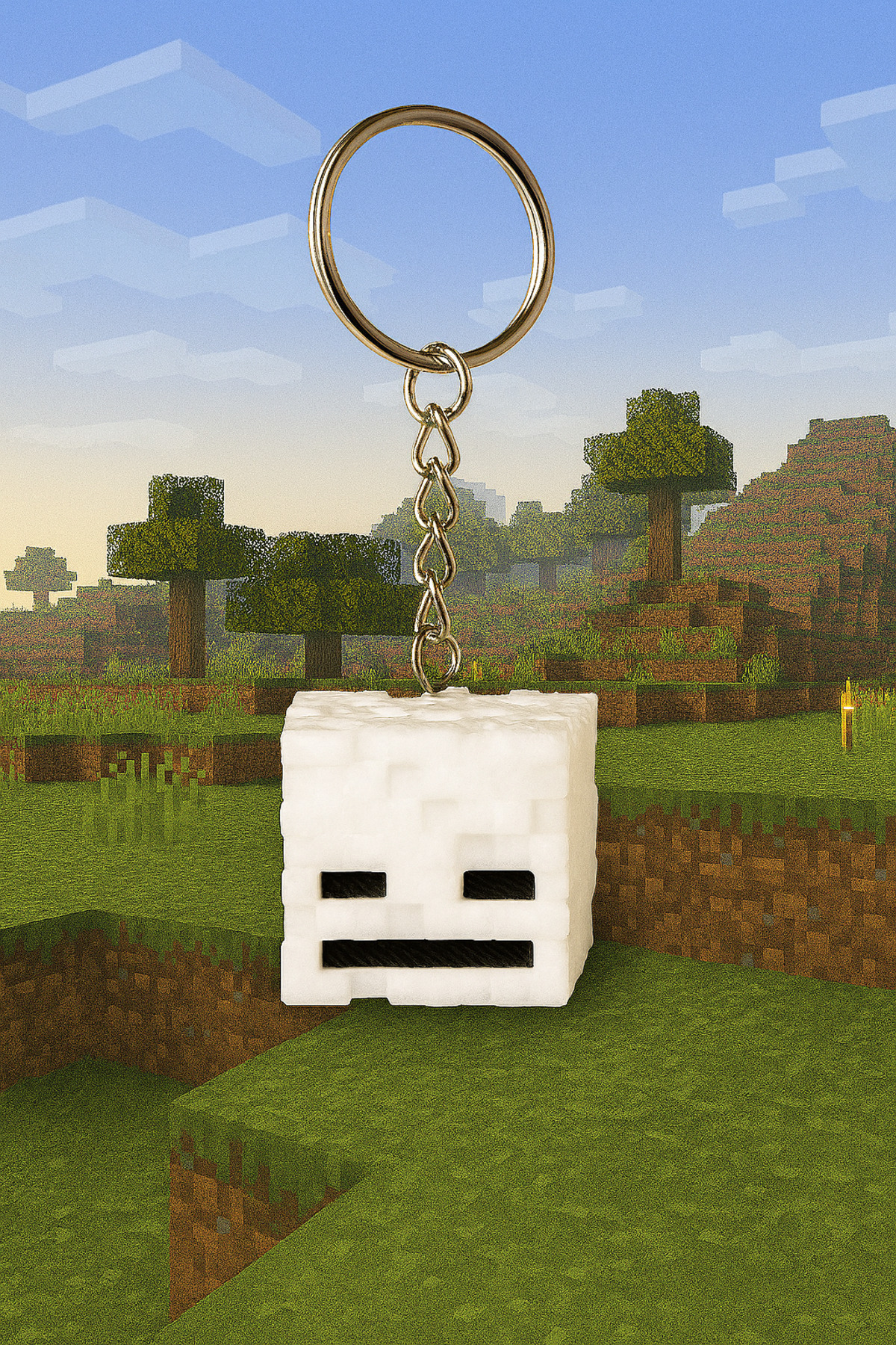Store Minecraft Skelton İskelet Kafa Figür Anahtarlık ve Çanta Charmı ...