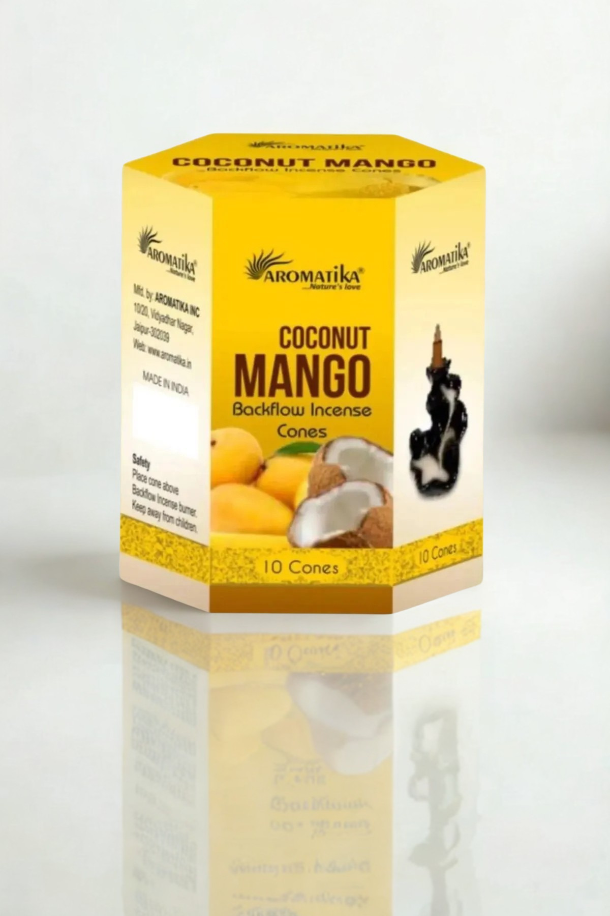 Home “AROMATIKA Coconut & Mango 10 Adet Geri Akışlı Tütsü – Backflow ...