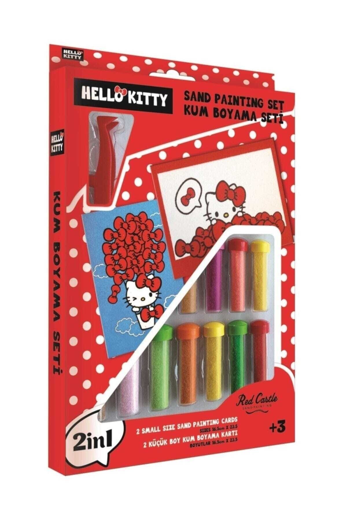 Red Castle Hello Kitty Temalı Kum Boyama Seti(Model 3)|Dikkat ve Odak ...