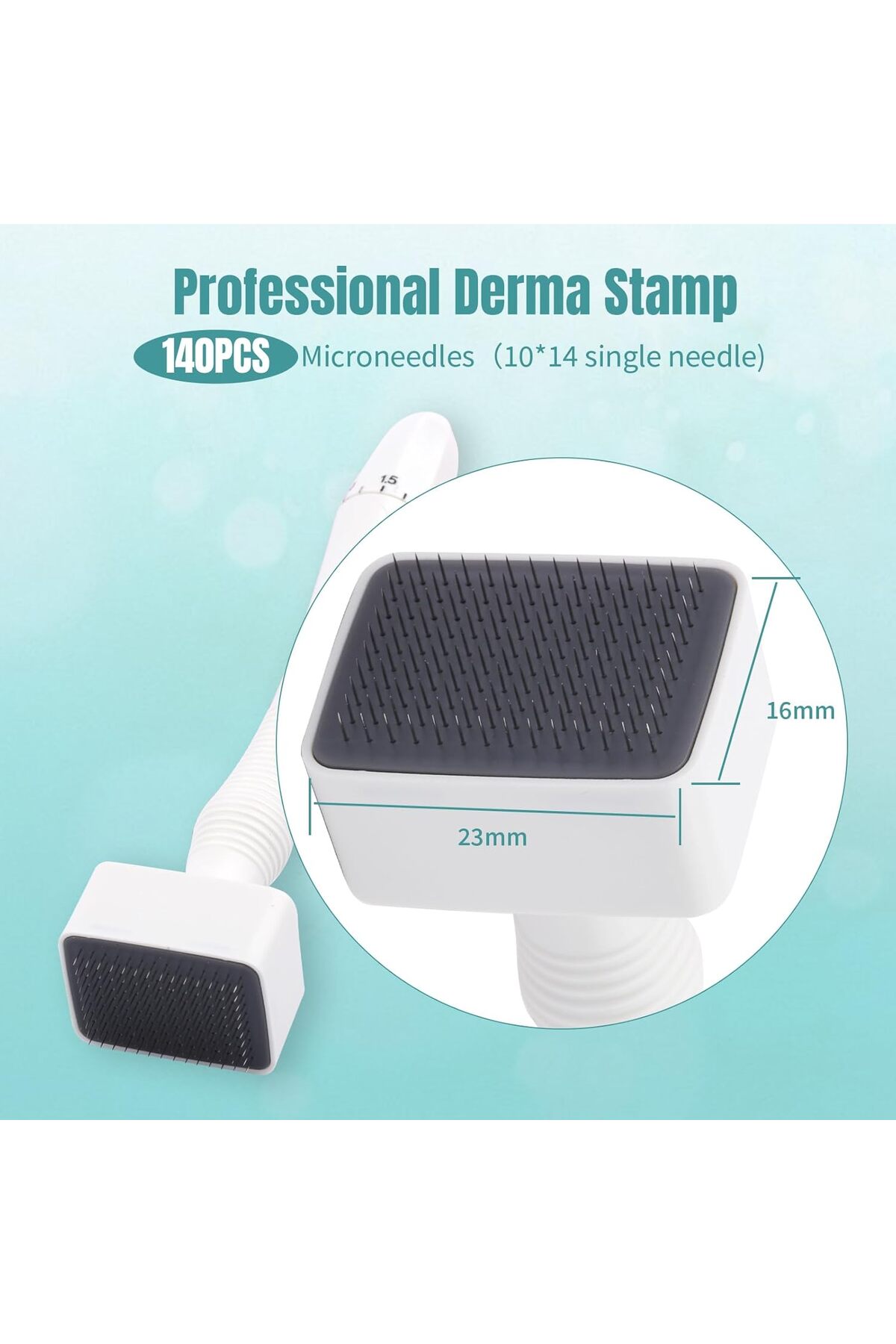 Hepta Collection Derma Stamp 140 Microneedle Stamp Ayarlanabilir 0-3,0 ...