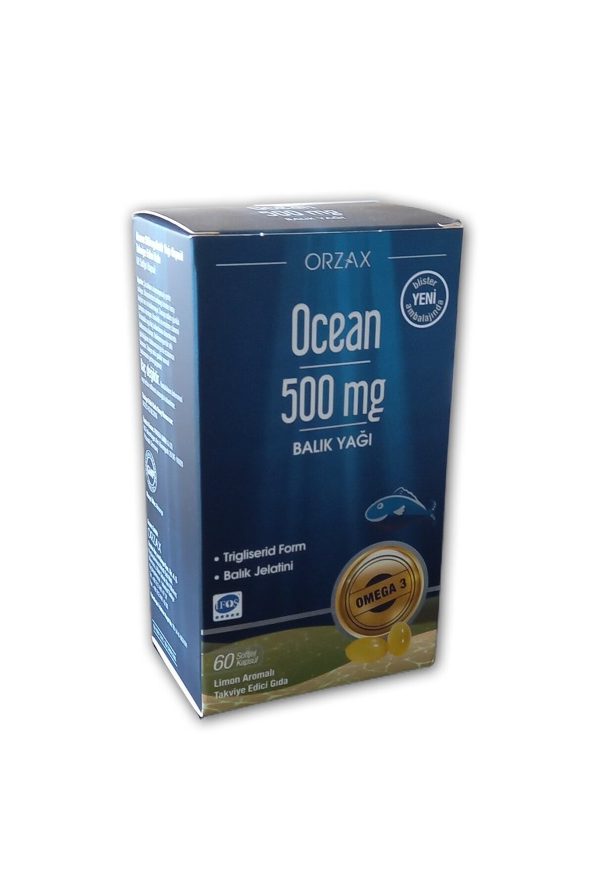 Ocean Orzax Ocean Omega 3 500mg 60 Kapsül - Fiyatı, Yorumları