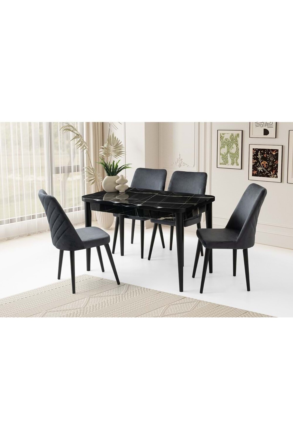 Yuvaset Home Siyah Mobilgen Talia Sandalye - Fiyatı, Yorumları