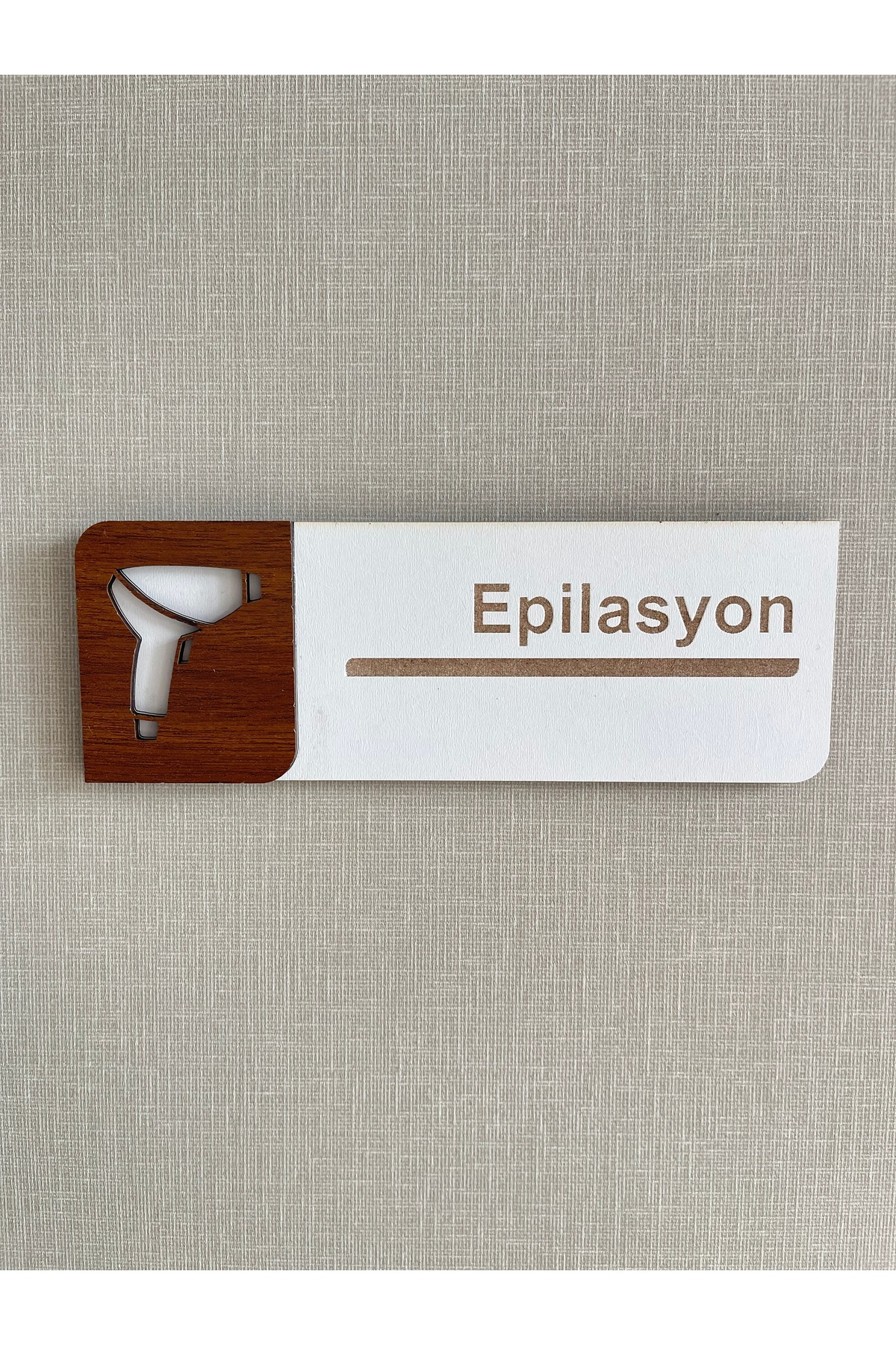 PP Epilasyon Ofis Oda Kapı isimliği Yönlendirme Tabelası Levhası ...