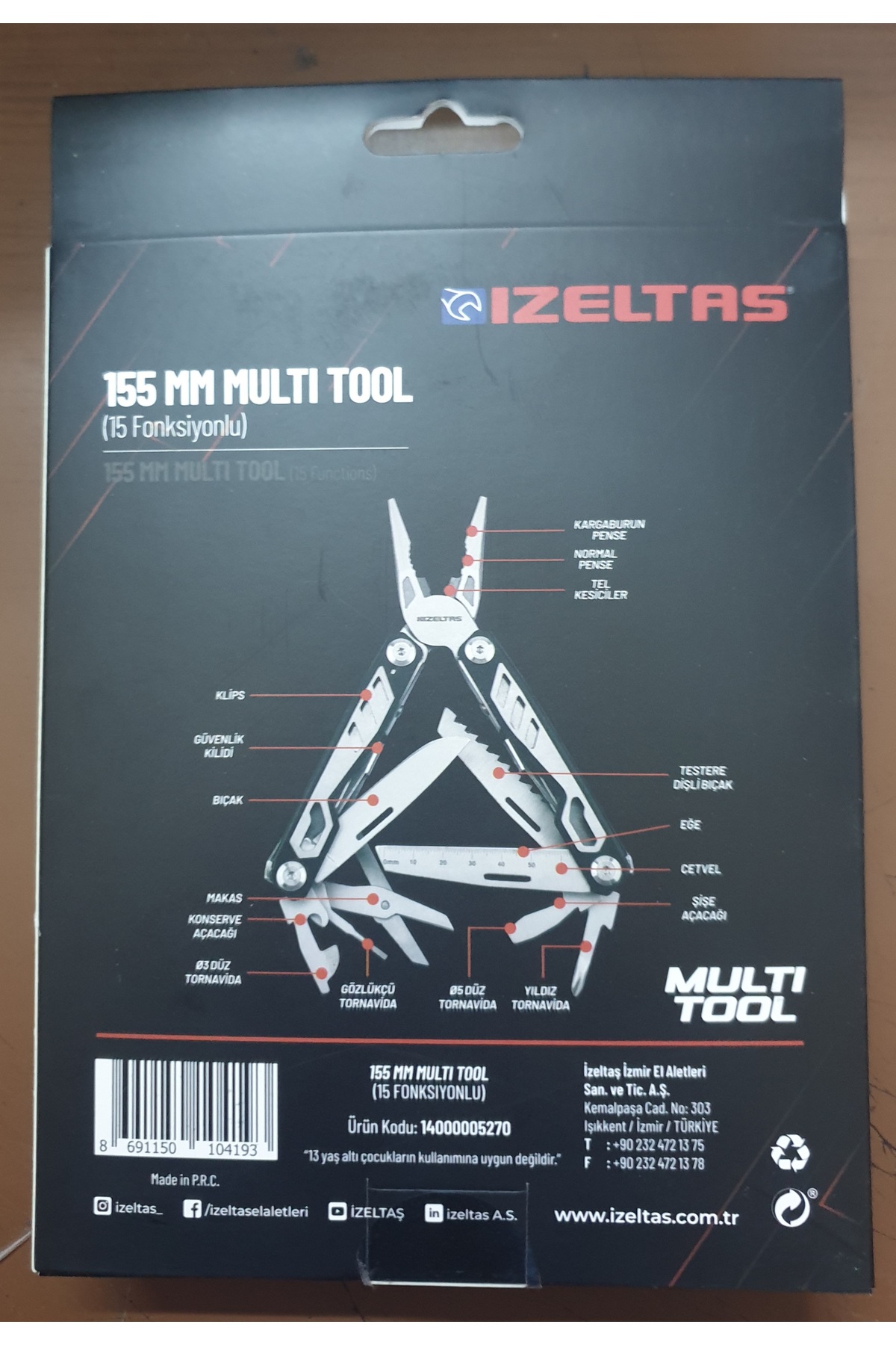 İzeltaş Multi Tool 155mm - Fiyatı, Yorumları
