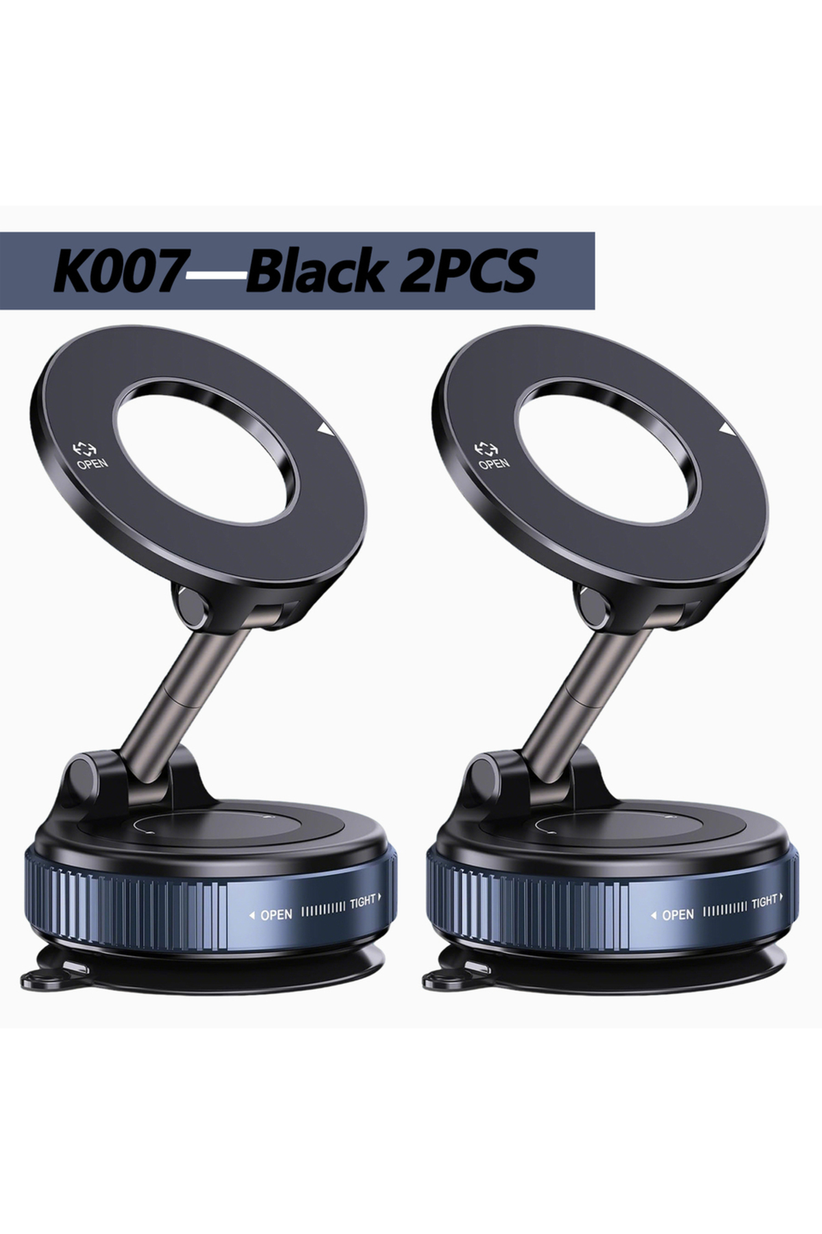 Choice K007 Black 2Set K007/K009 Strong Magnetic Car Phone Holder ...