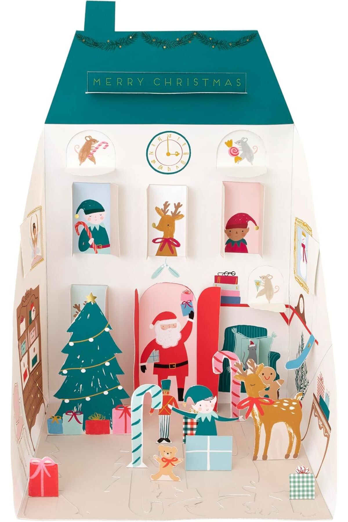 STOREMAX GÇAVM Meri - Santa's House Pop Up Advent Calendar - Noel Baba ...