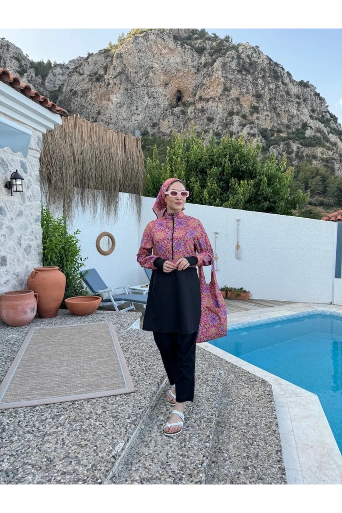 She Sea Didim Desen Mayo Fuşya - Fiyatı, Yorumları