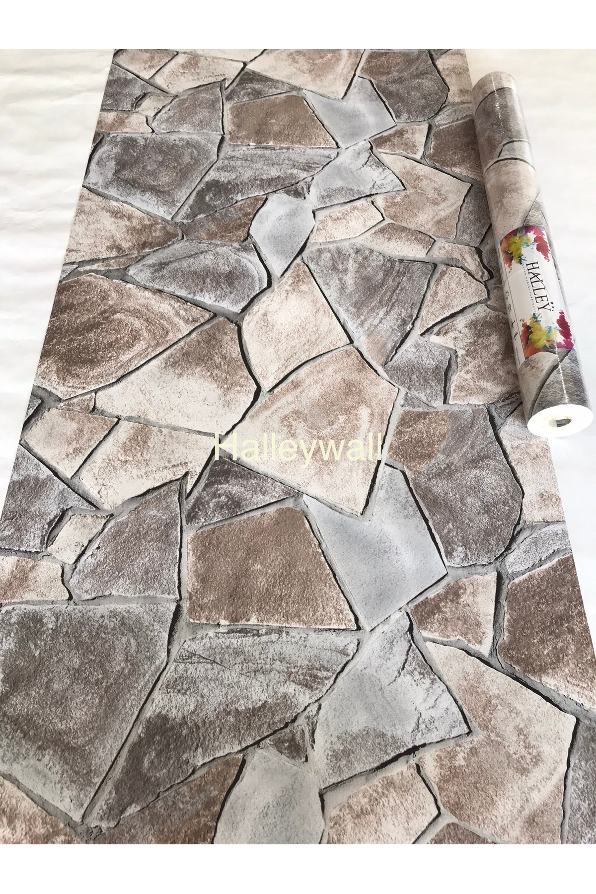halleywall 60-1 doğal taş görünümlü 3d duvar kağıdı - Fiyatı, Yorumları