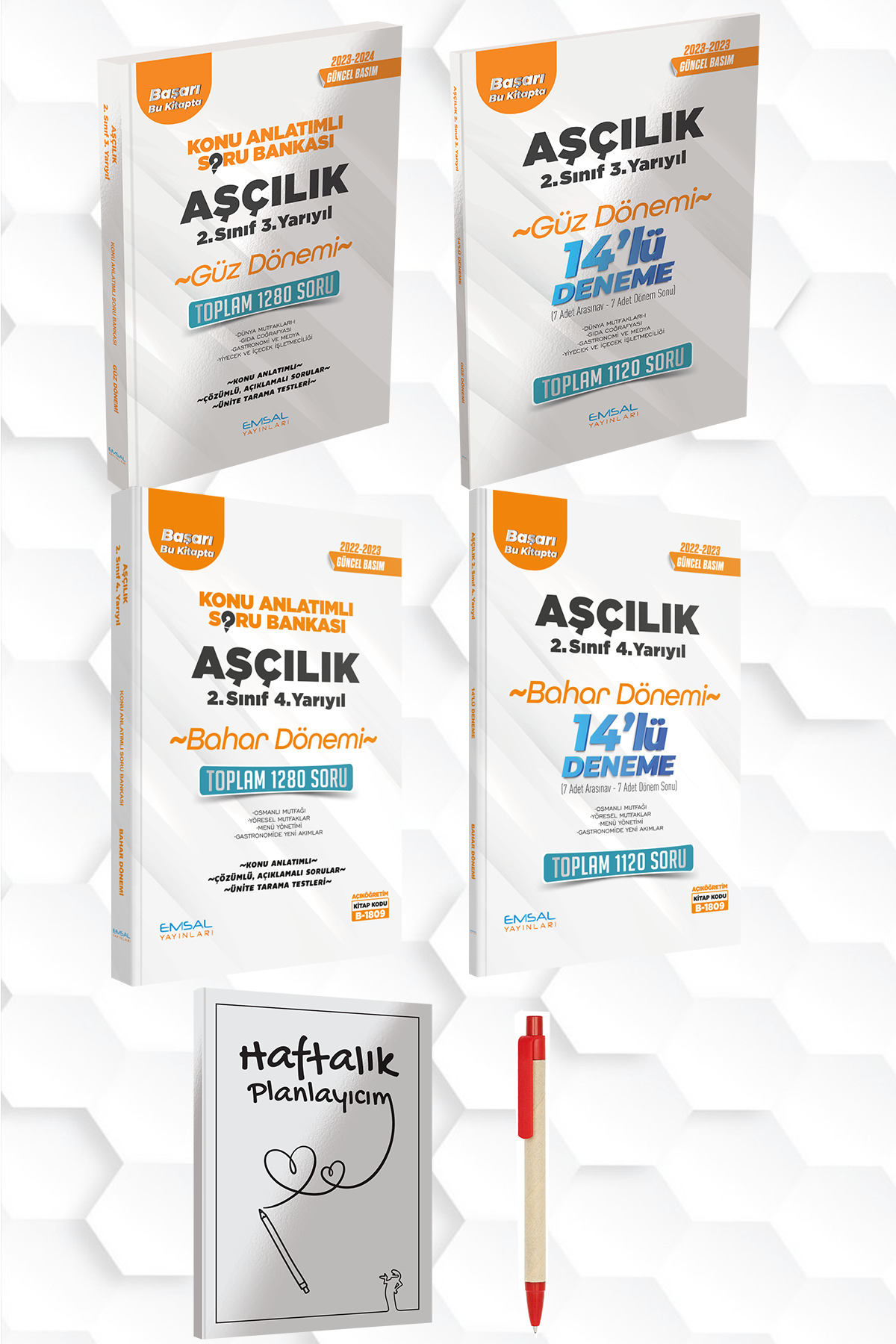 Saydam Yayınları AÇIKÖĞRETİM-2026 AŞÇILIK 2.SINIF SET GÜZ VE BAHAR ...