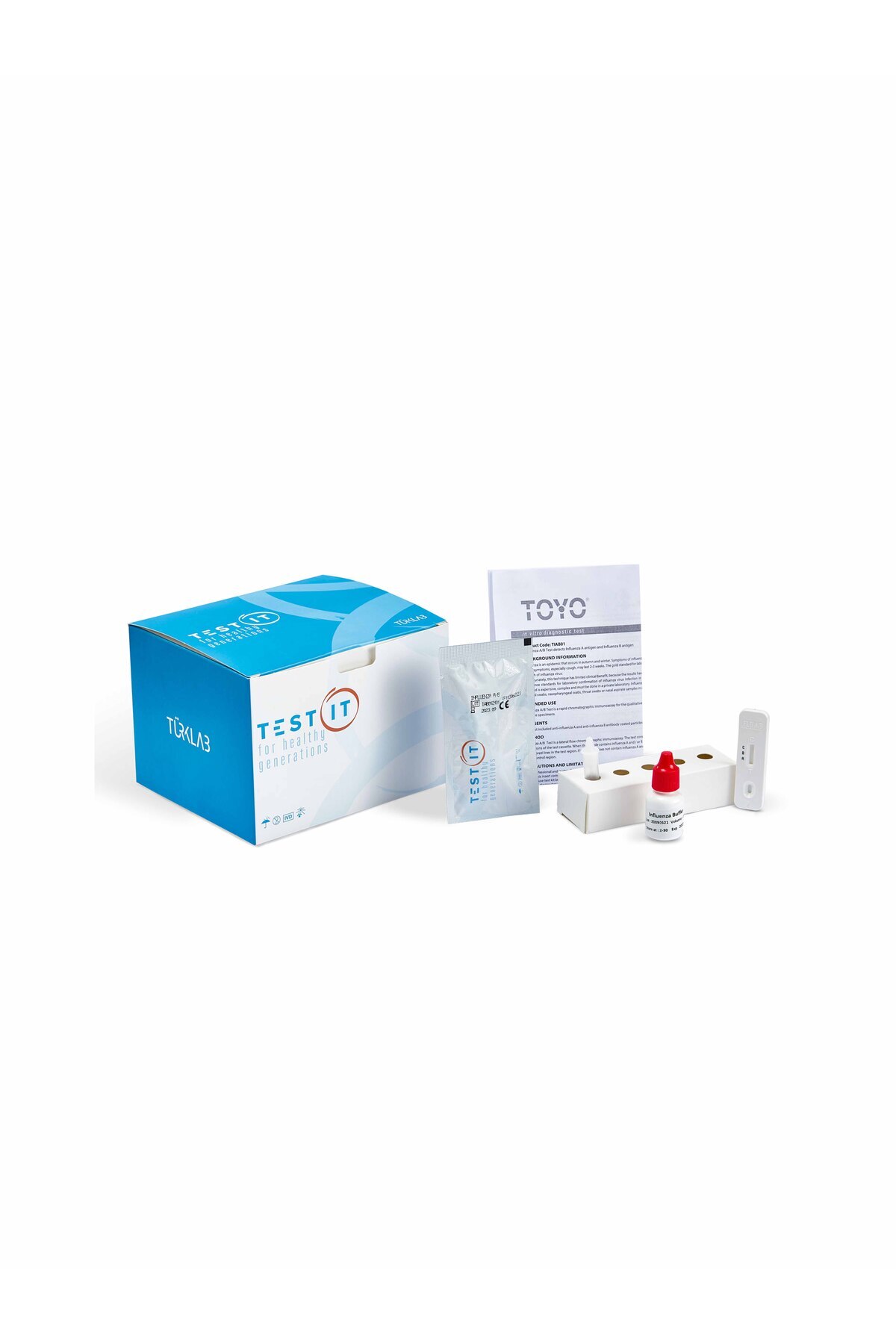 TürkLab Influ Enza A/b Test 1 Kutu - 40 Adet - Fiyatı, Yorumları