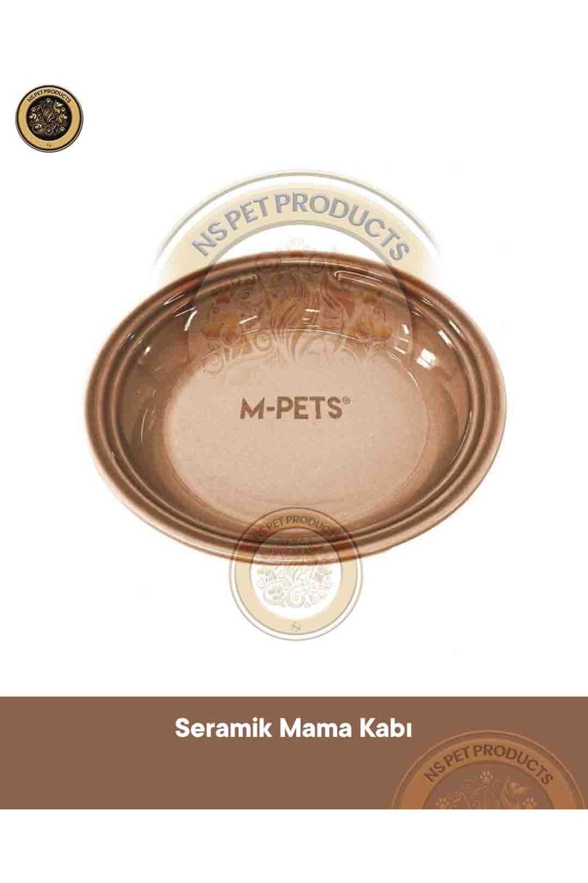 M-PETS Petjoy Flatty Seramik Mama Kabı Kahverengi 250 ml - Fiyatı ...
