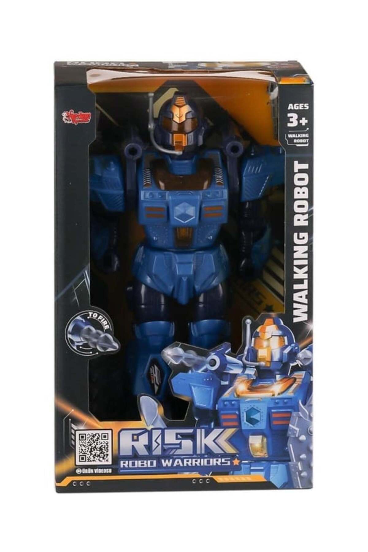 Vardem 35 Cm Roket Atan Savaşçı Mavi Robot - Pilli , Işıklı ve Müzikli ...
