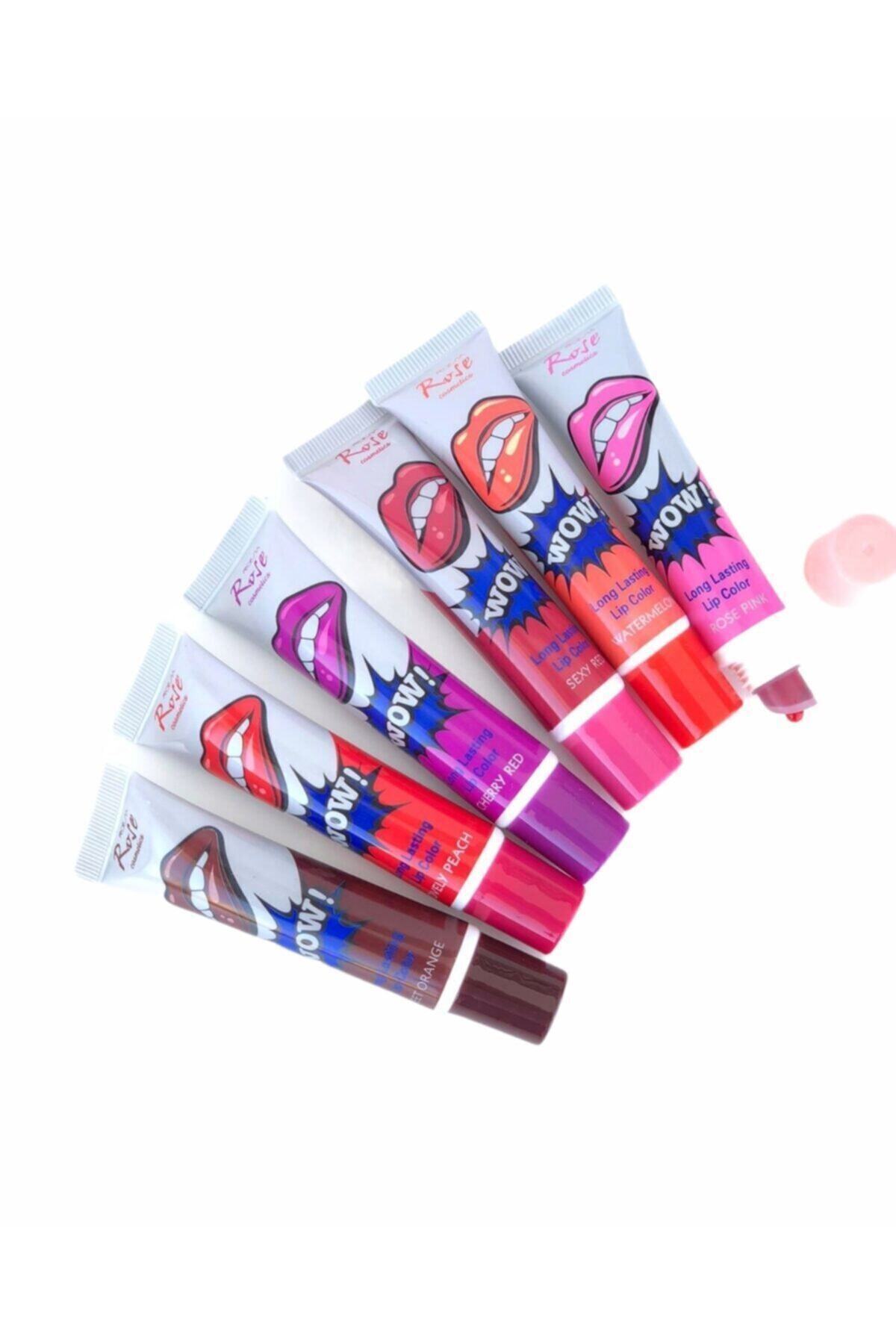 KAİZEN Rose Kalıcı Soyulabilir 6'lı Ruj Seti - Fiyatı, Yorumları