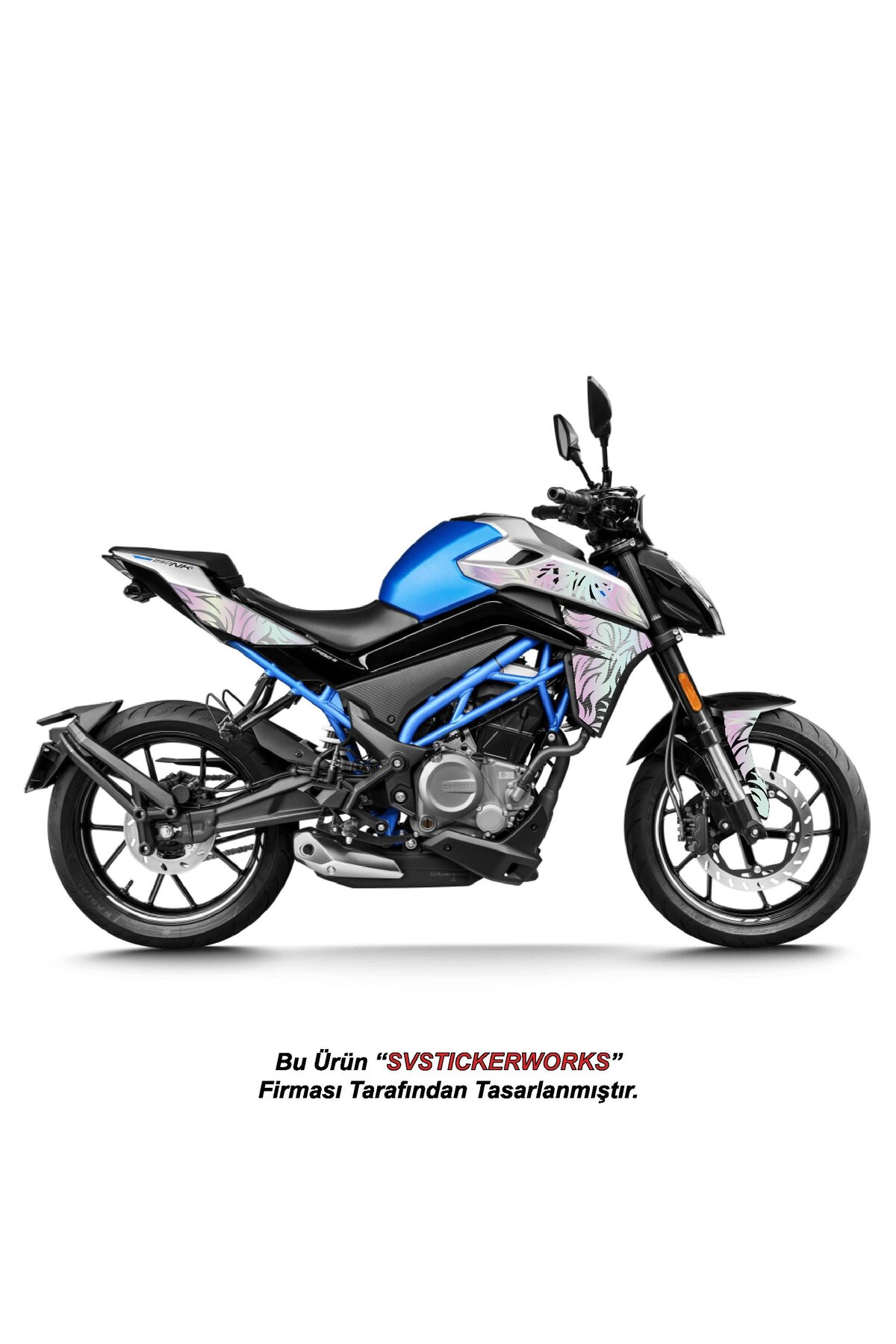 ARONA CFMOTO 250NK Orta Tattoo Desen (Dövme) Sticker Set Sağ ve Sol ...