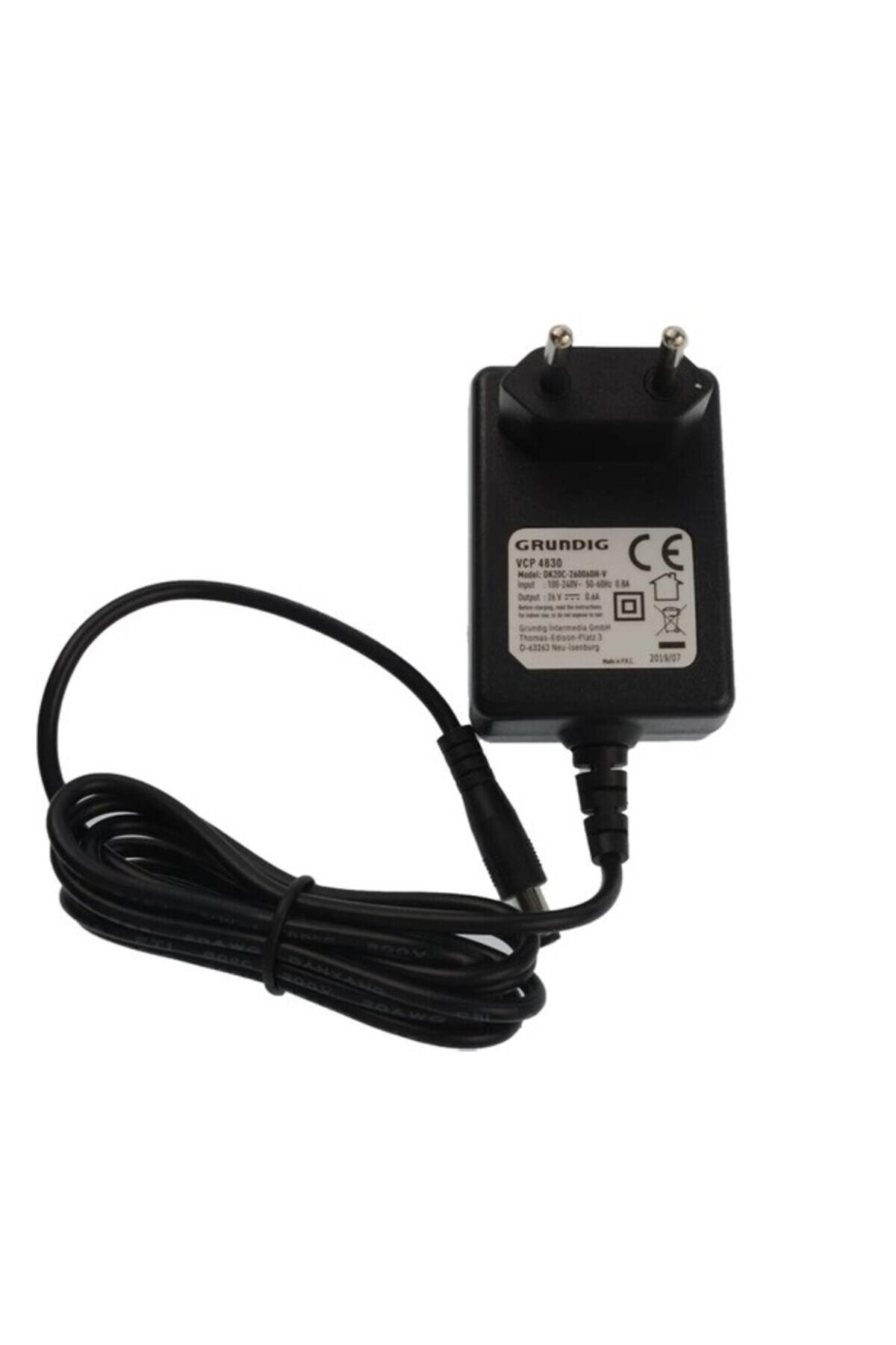 Grundig Vcp 4830 Şarjlı Süpürge Şarj Adaptörü 26V-0.6A 15.6W Orjinal ...