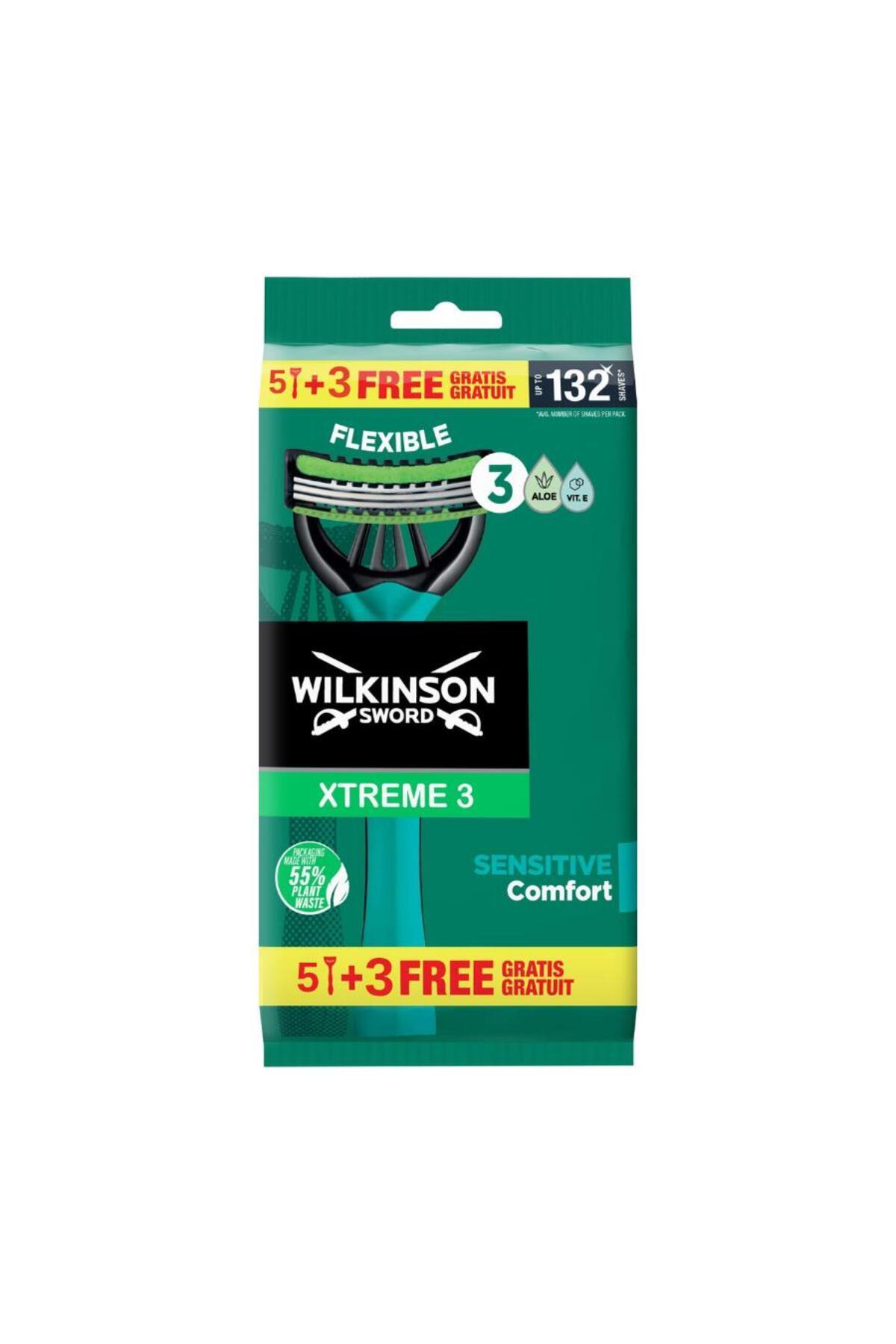 Wilkinson Sword Sensitive Xtreme 3 Erkek Tıraş Bıçağı 5+3 - Fiyatı ...