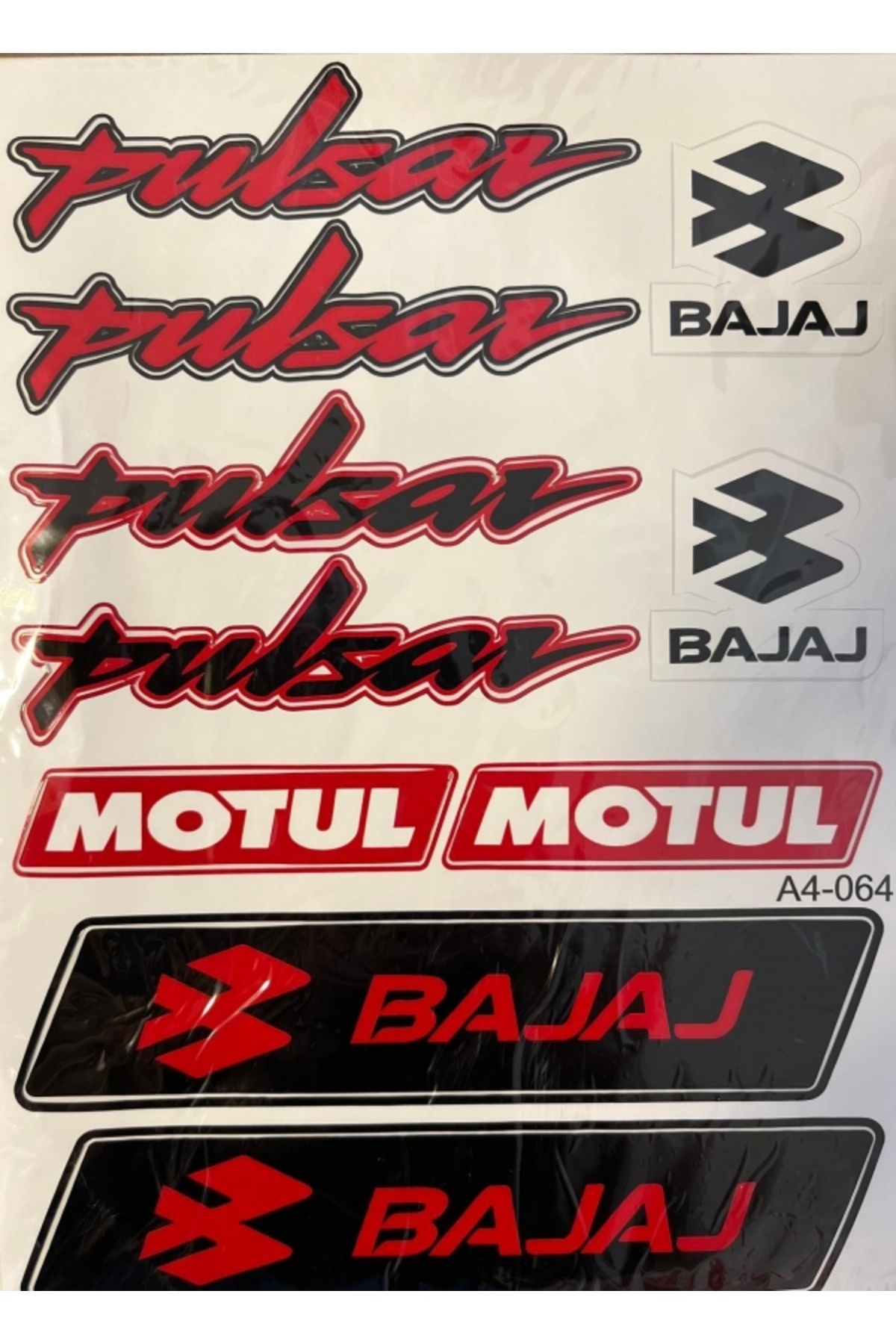 Motul A4 Motor Stickerları Kırmızı - Fiyatı, Yorumları