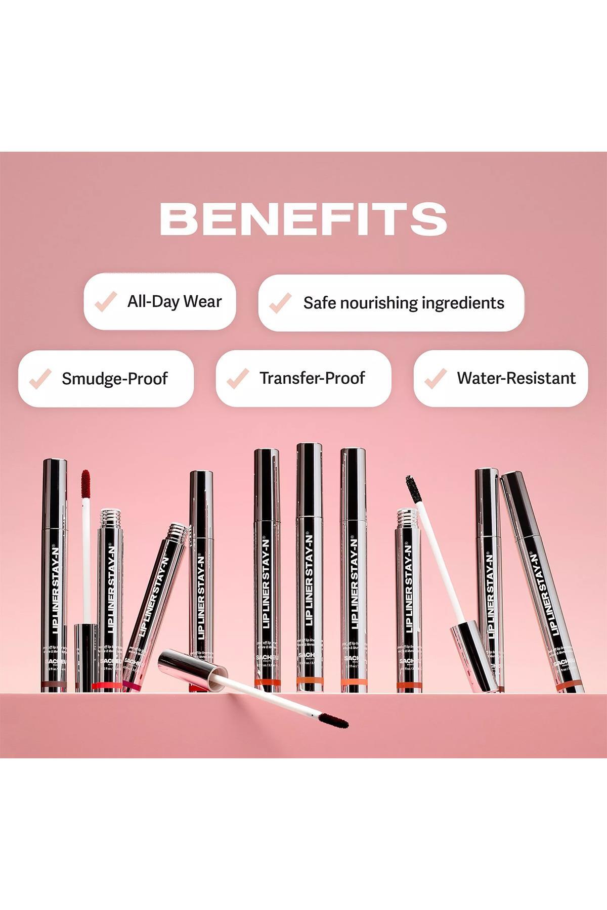 SACHEU BEAUTY Sacheu Lip Liner Stay-N Peel Off Long Lasting Lip Line ...