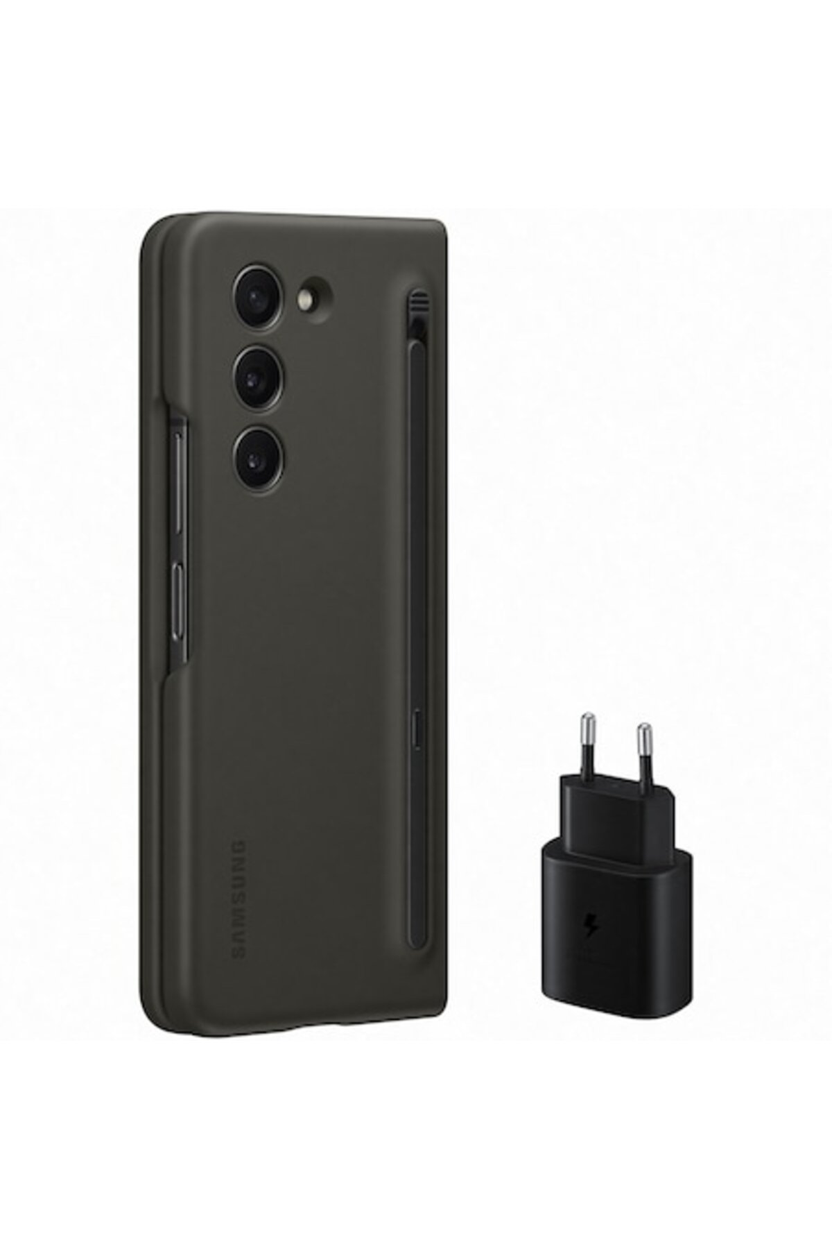 Samsung Starter Pack Slim S-pen Case for Galaxy Fold5, Black + 25W ...