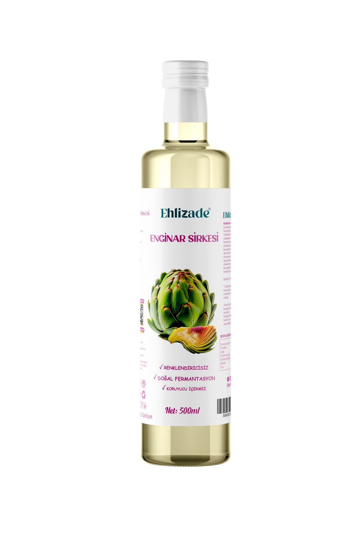 Ehlizade Enginar Sirkesi 500Ml - Fiyatı, Yorumları