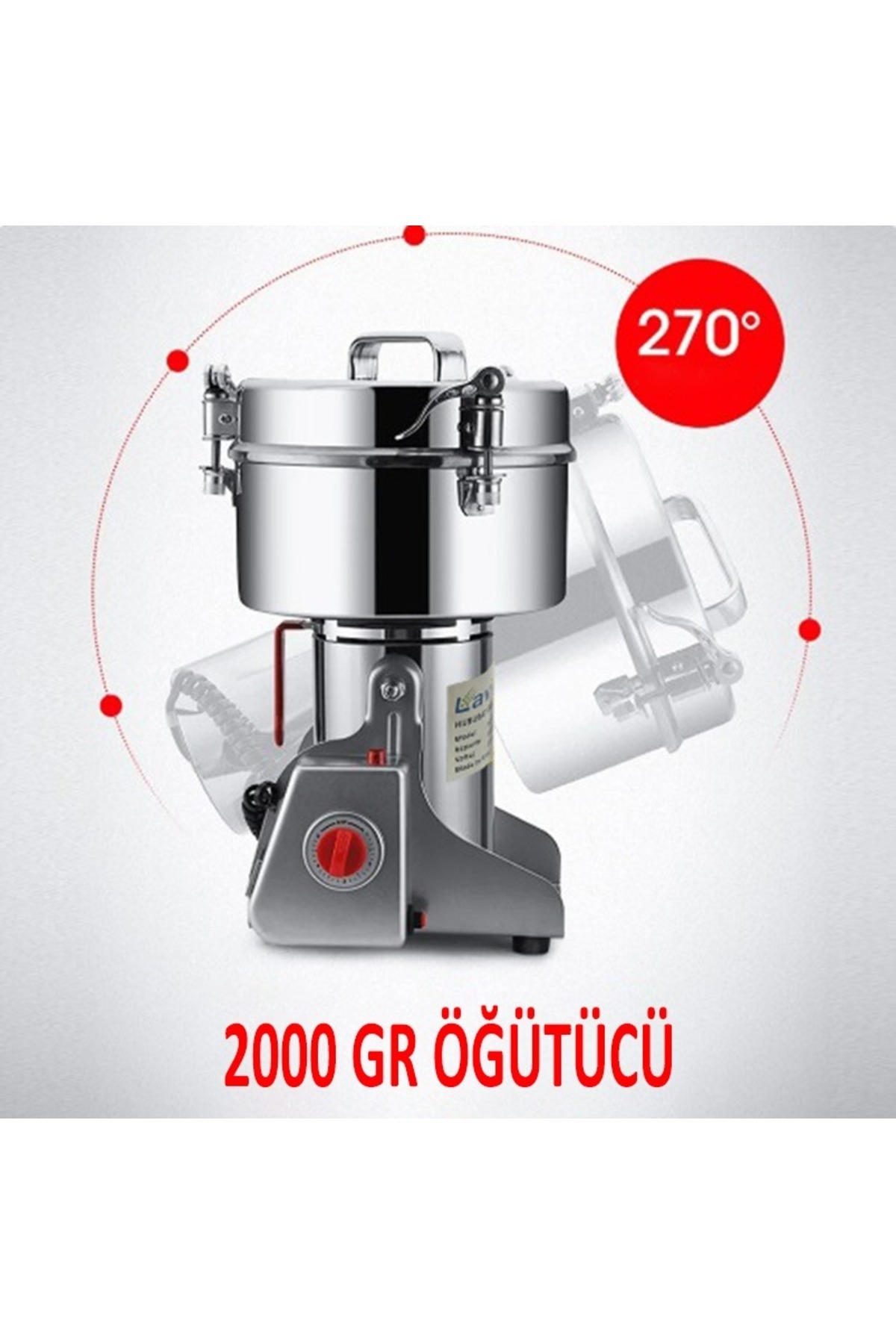 Akse Lavion Profesyonel 28000Devir Elektrikli Öğütücü–2KG Kapasite ...