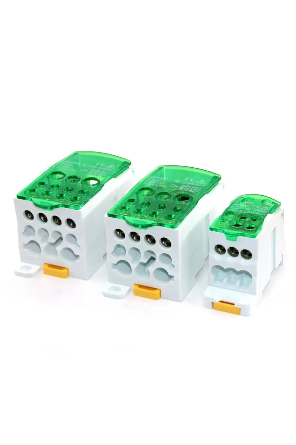 Choice 125A Green Electric Split Din Rail Terminal Block Junction Box ...