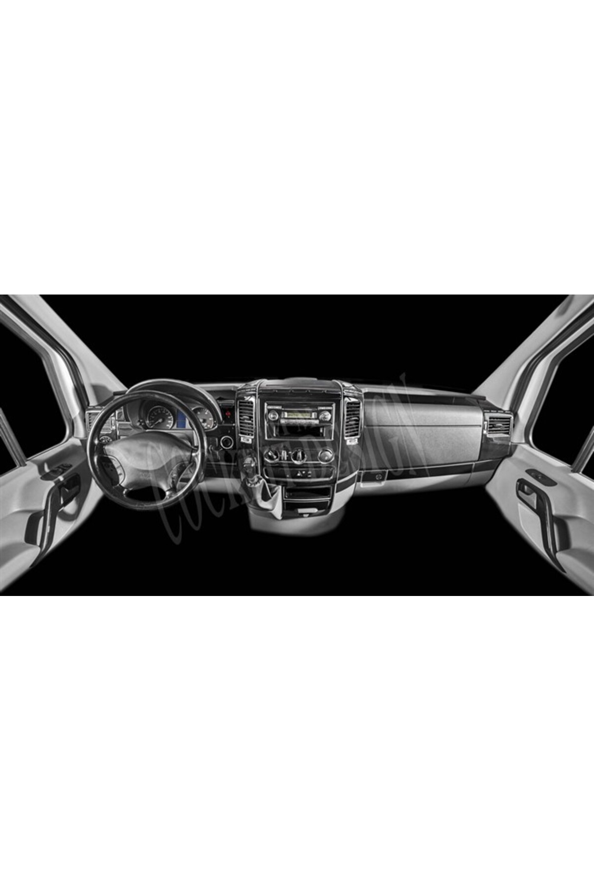Marscockpitdesign Mercedes Sprinter-Crafter Piano Black Kaplama 2006 50 ...