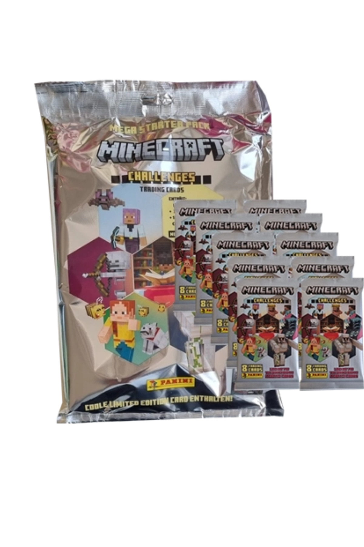 Panini Minecraft Trading Cards Serie 4 Challenges / 1x Starterpack ...