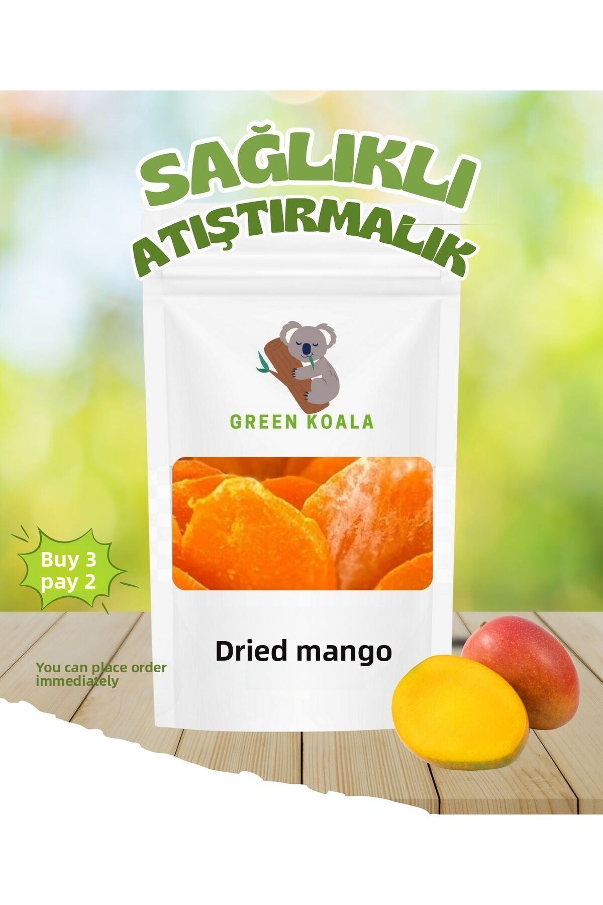 Green Koala Dried Mango Deluxe 100 g- Trendyol