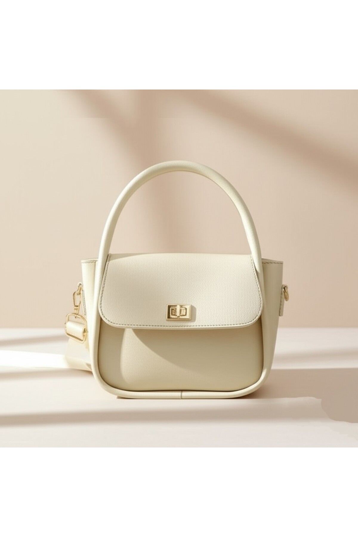 Stor Mona Model Gold Kilitli El & Omuz Çantası | Ayarlanabilir Askı ...