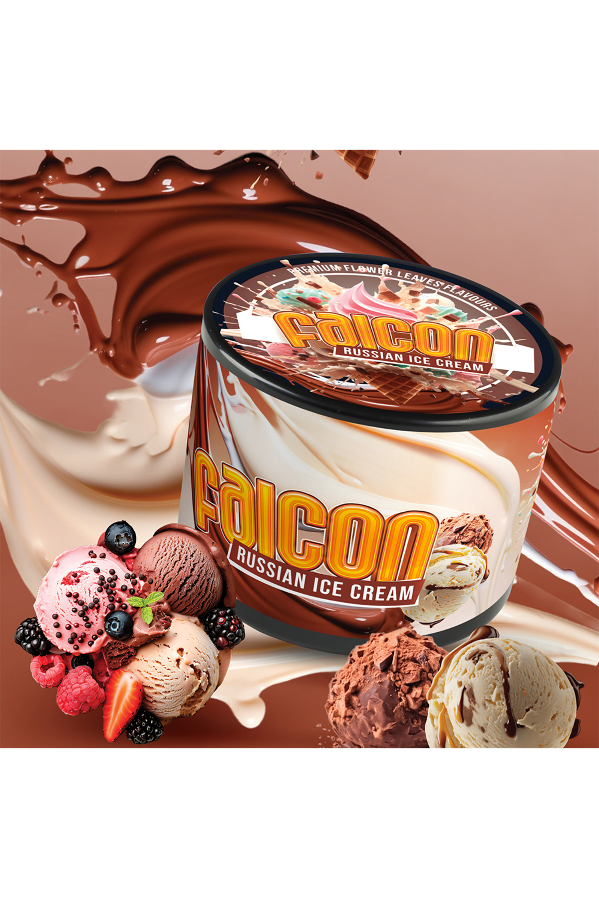 Falcon BUSUA FALCON Russian Ice Cream - Vanilya Ve Çikolata - 250gr ...
