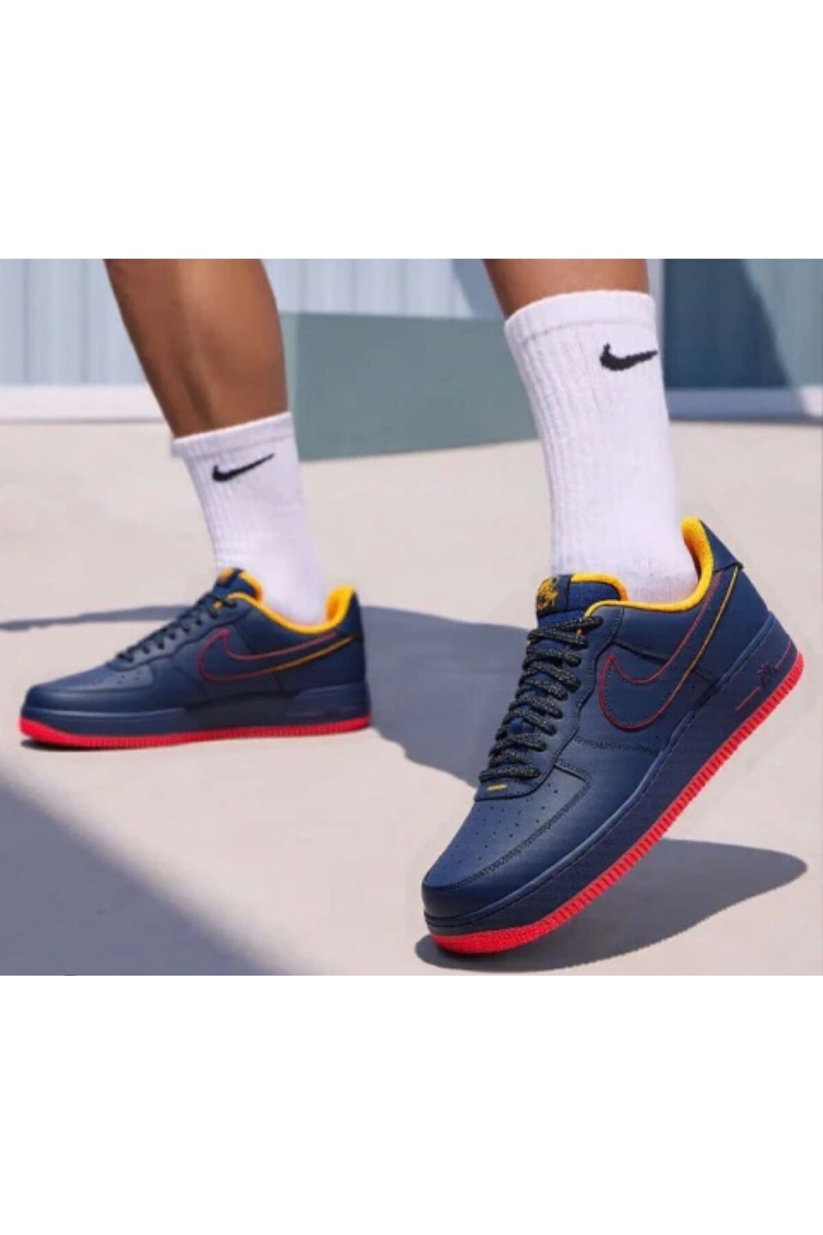 Nike Air Force 1 '07 LV8 'Retro Pack Lettering' Erkek Mavi - Fiyatı ...