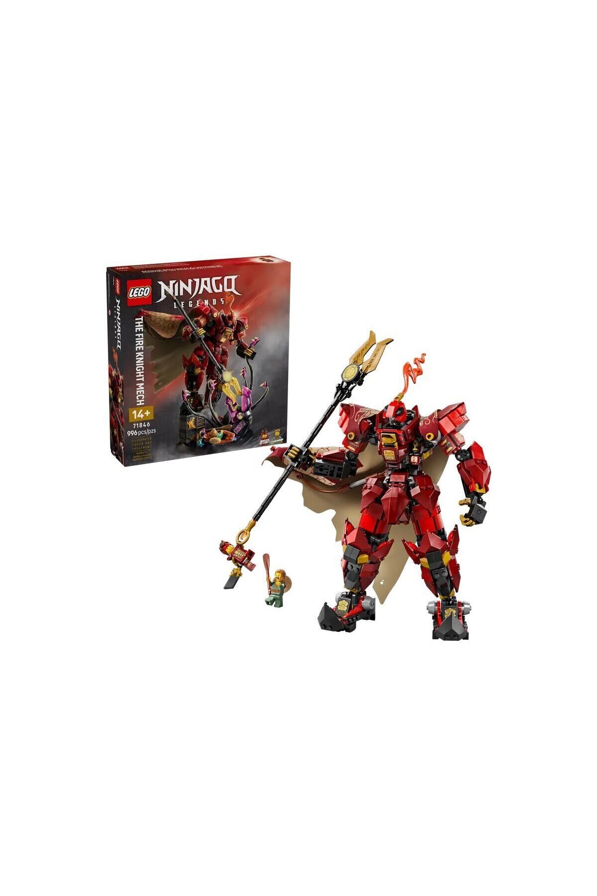 Genel Markalar 71846 Lego Ninjago Ateş Şövalyesi Robotu 996 parça +14 ...