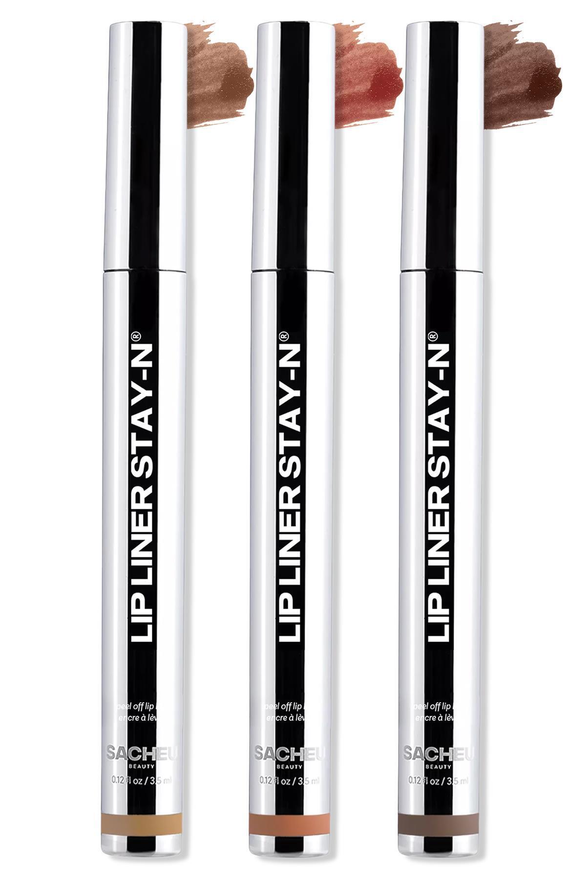 SACHEU BEAUTY Lip Liner Stay-N Peel-Off Long-Lasting Lip Line Defining ...