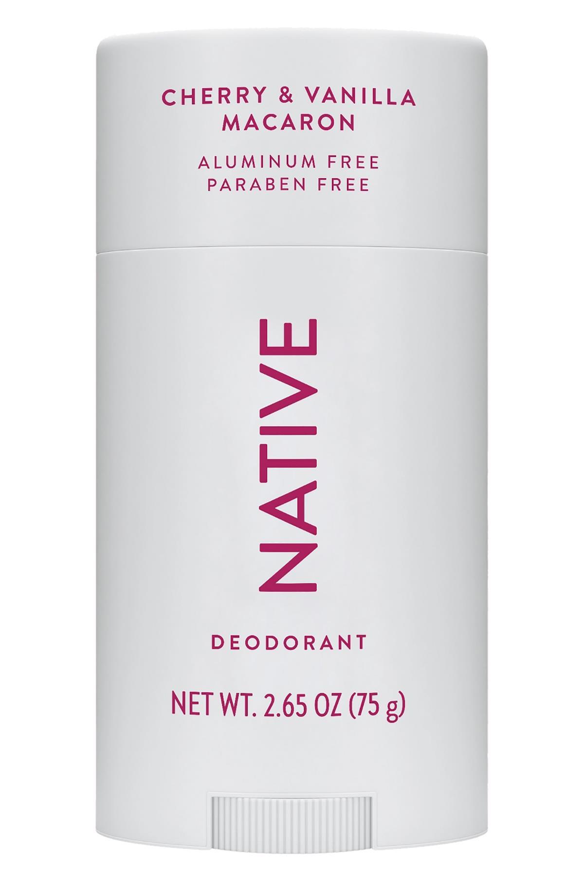 Native Cherry & Vanilla Macaron Alüminyumsuz Stick Deodorant 75GR ...