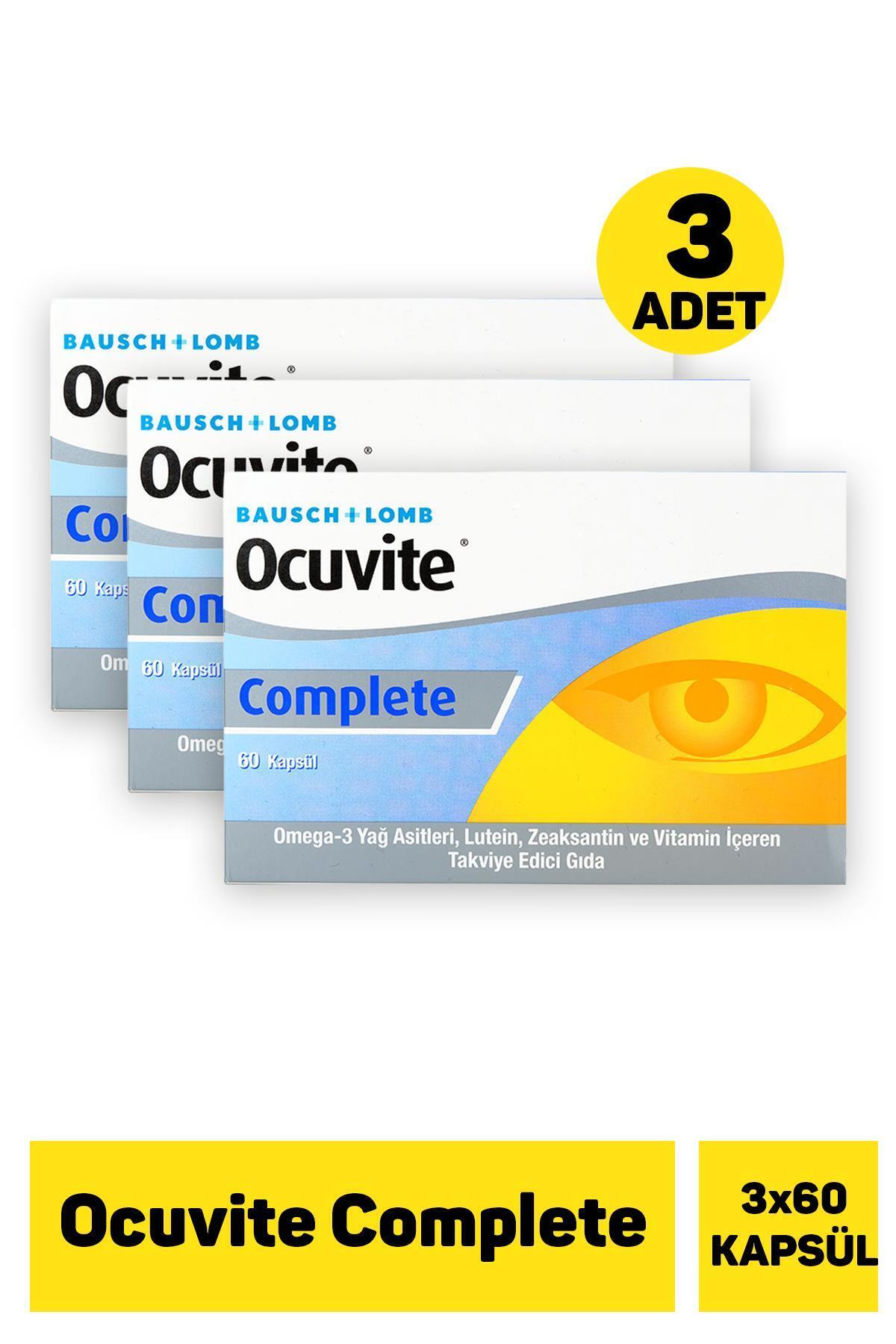 Ocuvite Complete 60 Kapsül 3 Adet - Fiyatı, Yorumları