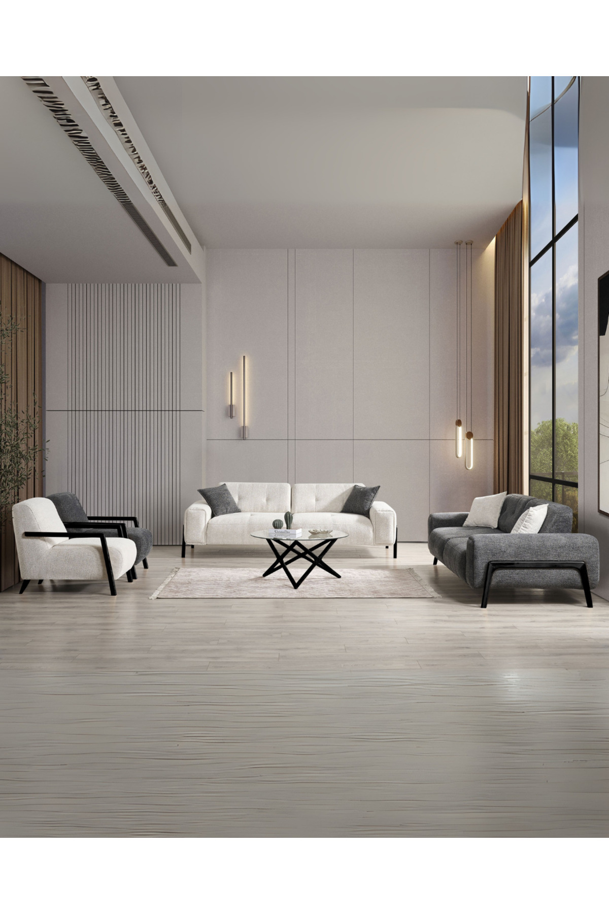 Welusse Home & Living Rolex V2 Koltuk Takımı & Oturma Grubu - (3+3+1 ...