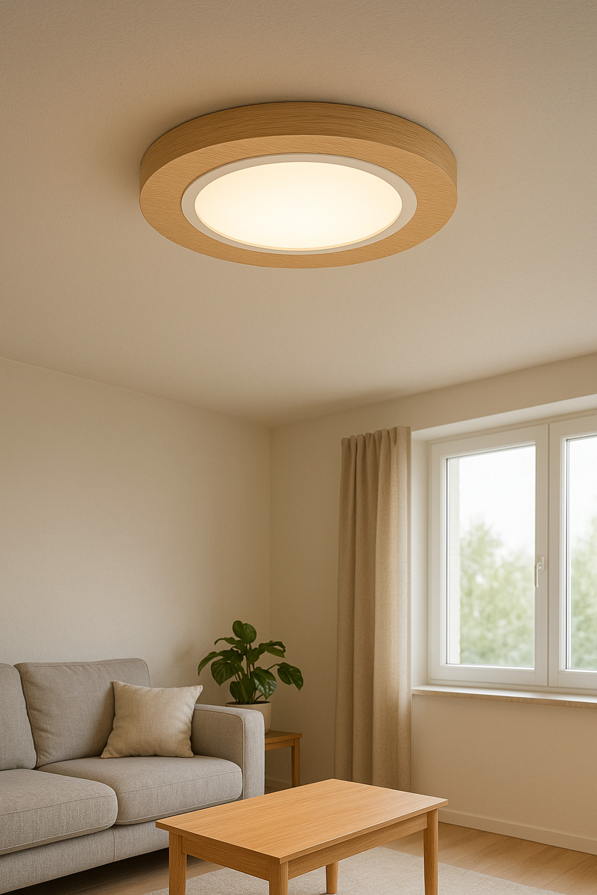 GLOWELL 36 Cm Günışığı Tavan Led Avize, Kolay Montaj Tavana Tek Vida ...