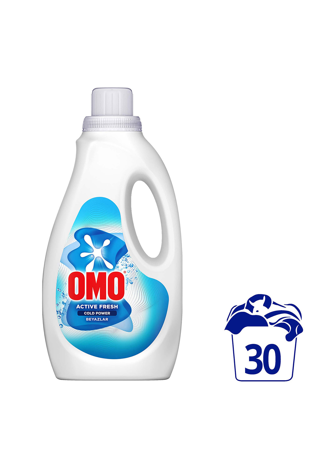 Omo Active Fresh Cold Power Beyazlar İçin Sıvı Deterjan 1500 ml x1 ...