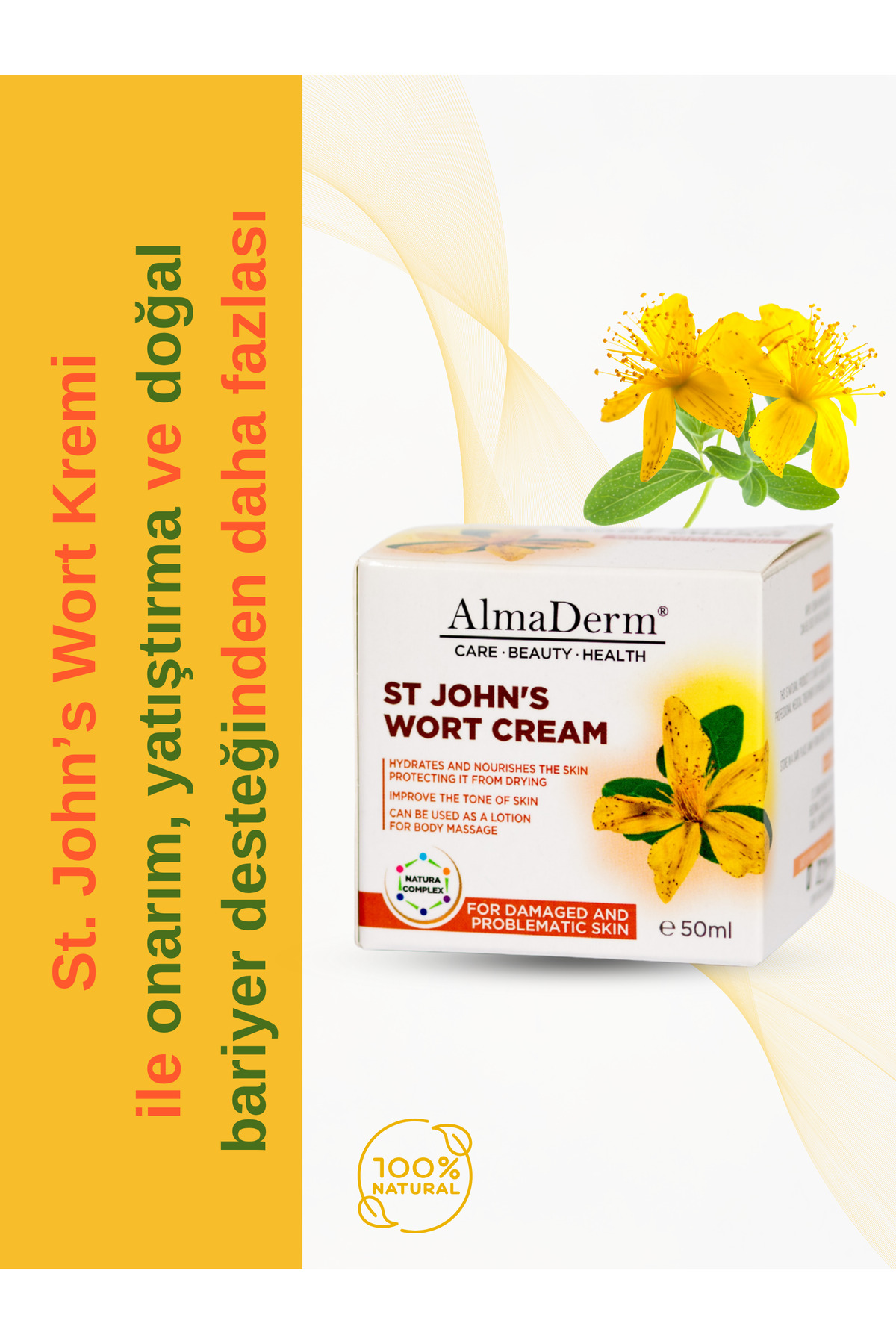 ALMADERM Sarı Kantaron Kremi – St. John’s Wort Cream - Fiyatı, Yorumları