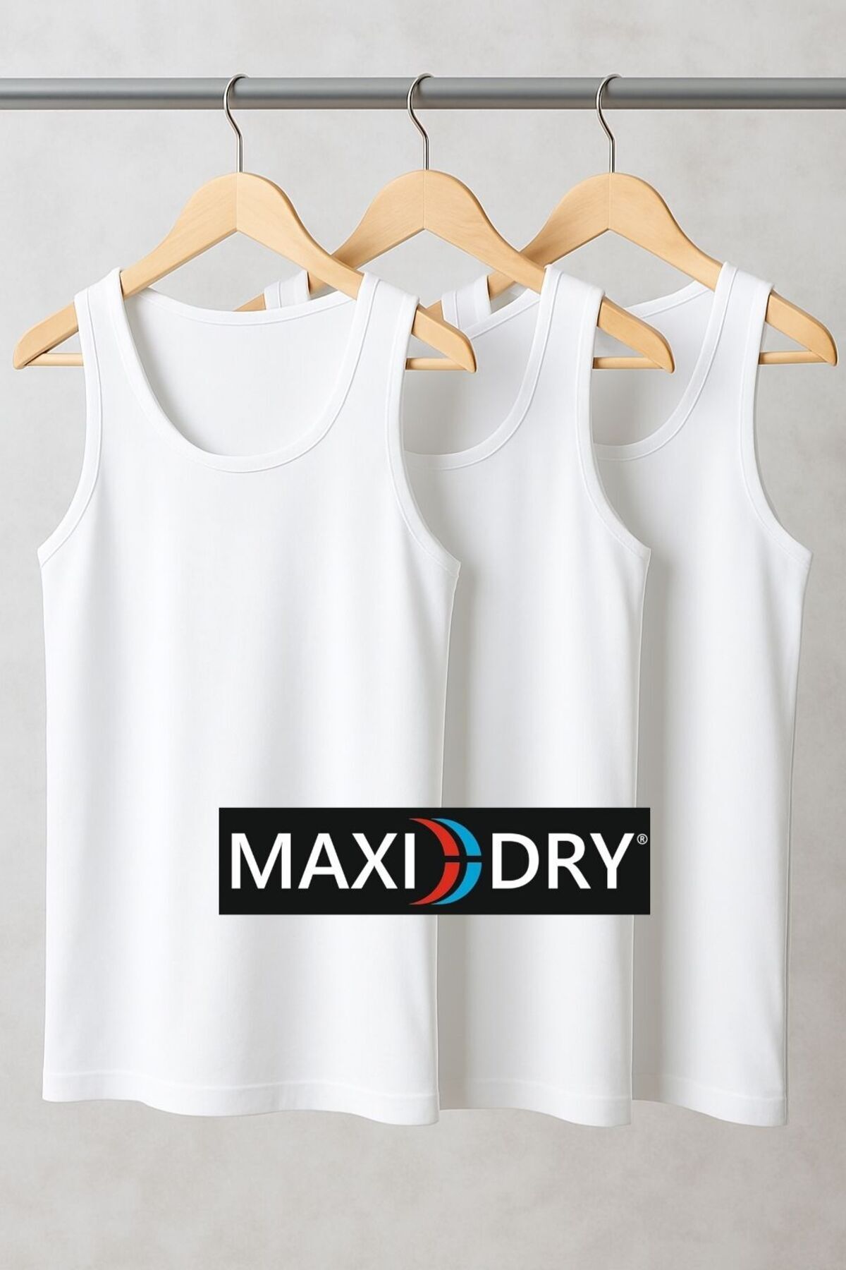 MAXI DRY Aşırı Terleme Önleyici Erkek Atlet, Çift Katmanlı, Sızdırmaz 3 ...