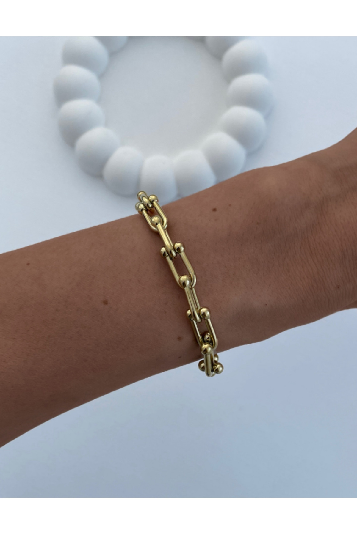 Ervalina Trend Tiff Model Geçmeli Bileklik 14K Gold Renk - Fiyatı ...