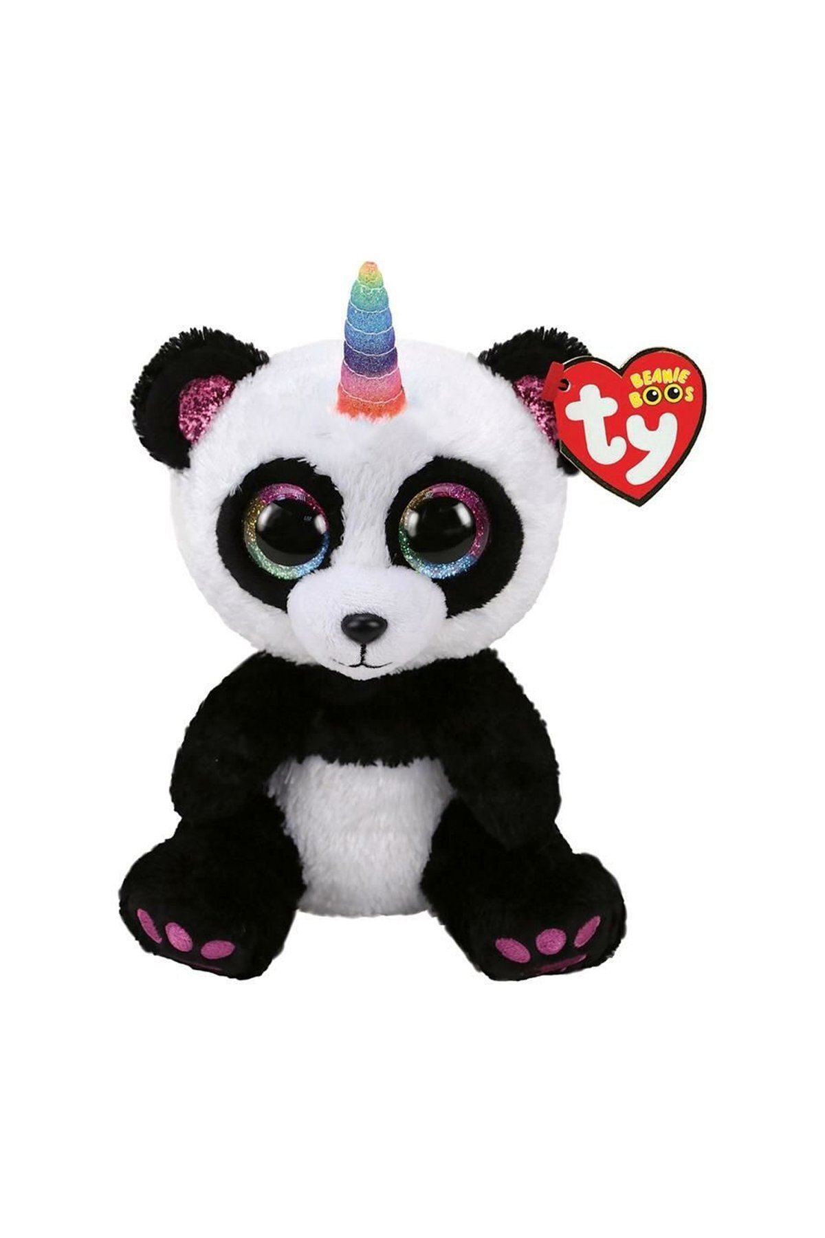 PopŞeker TY Unicorn Panda Paris 15cm. Işıltılı Gözler, Yumuşacık ...