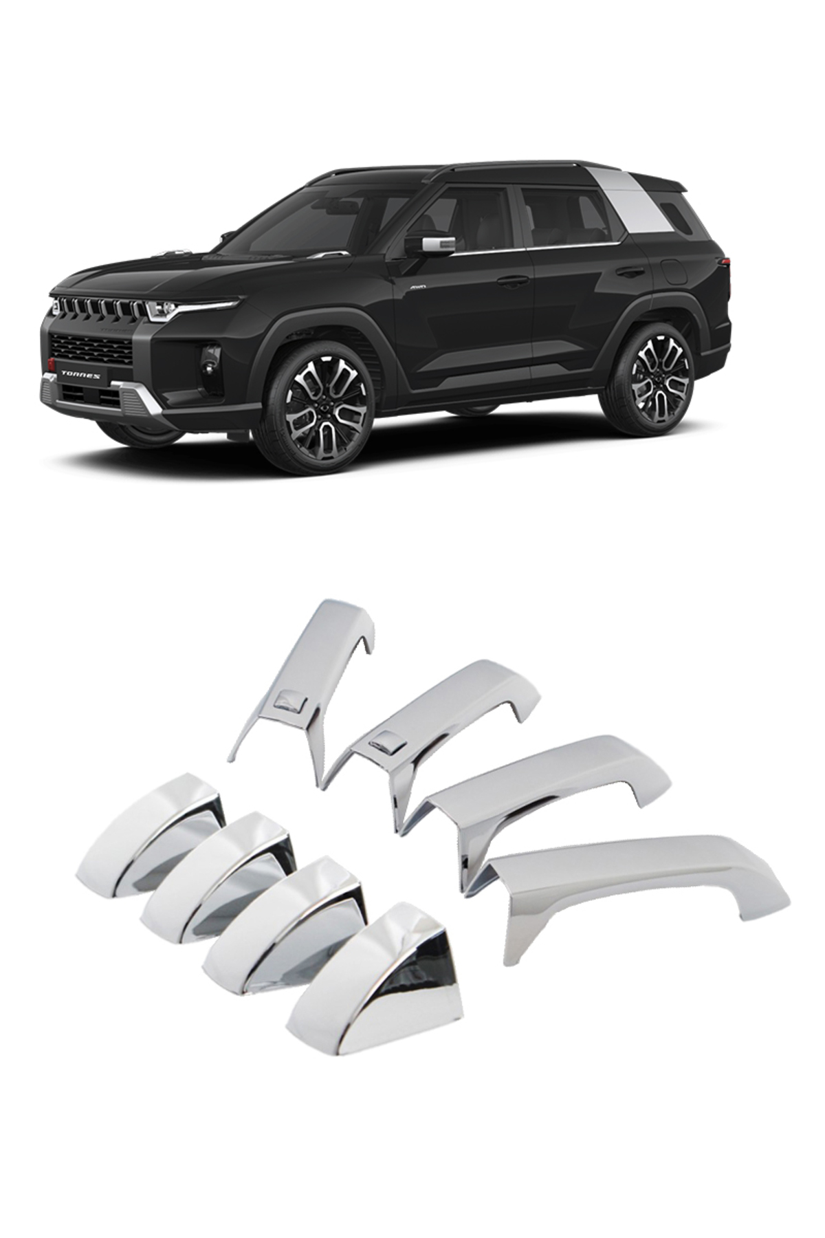 OTOCİRİT SsangYong Torres 2022 ve Sonrası Kapı Kolu ABS Kromu OEM (Made ...
